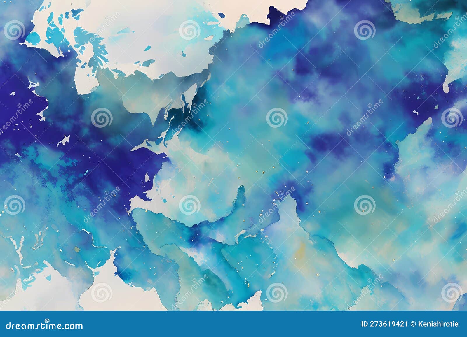 Blue Abstract Background, Generative AI Stock Image - Image of bright ...