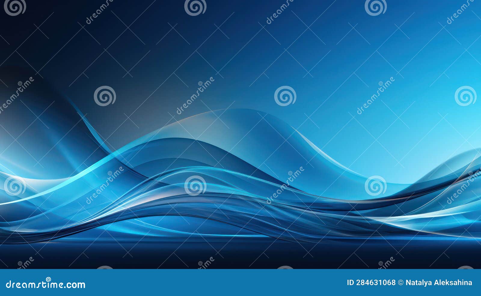Blue Abstract Background, Generative AI Stock Illustration ...
