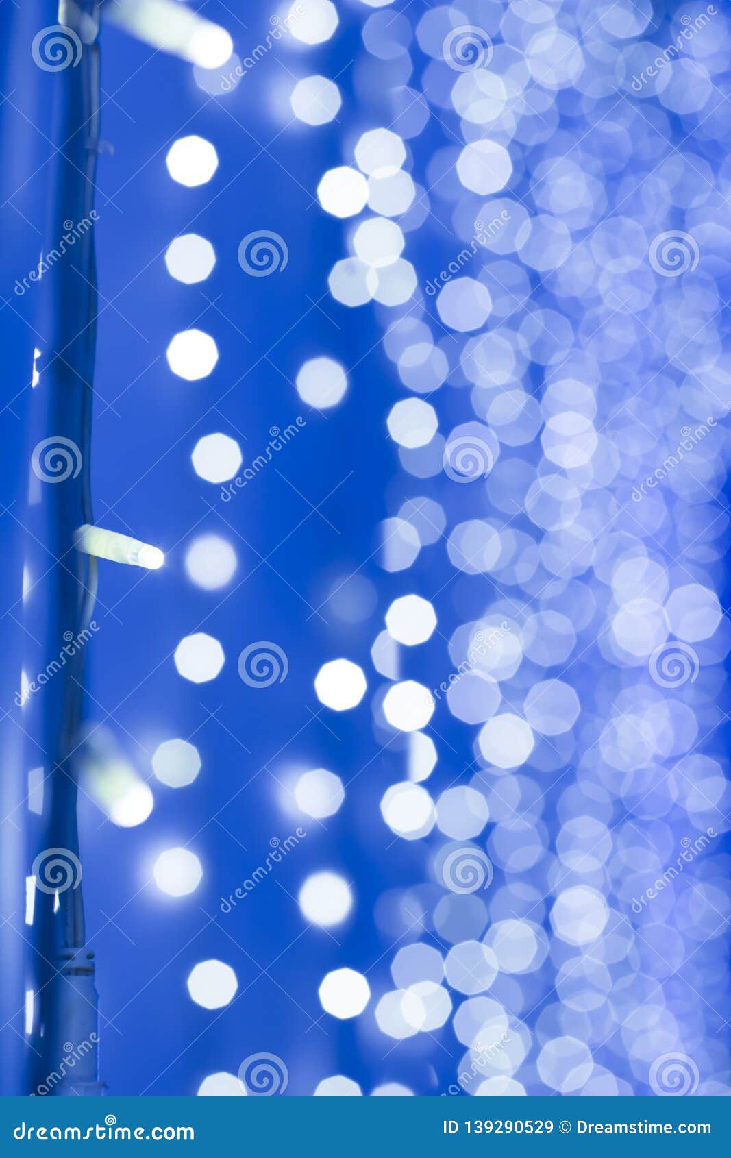 Blue Abstract Background . Led Lights with Bokeh Background Stock Image ...