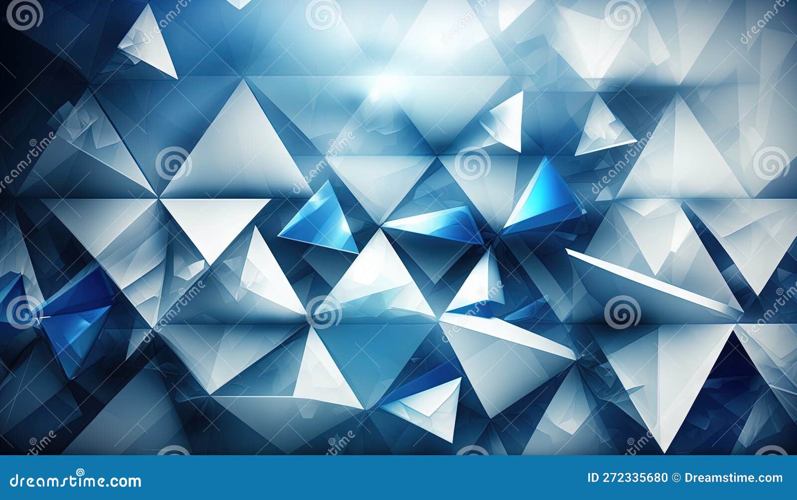 A Blue Abstract Background with a Lot of Small Triangles on it Stock ...
