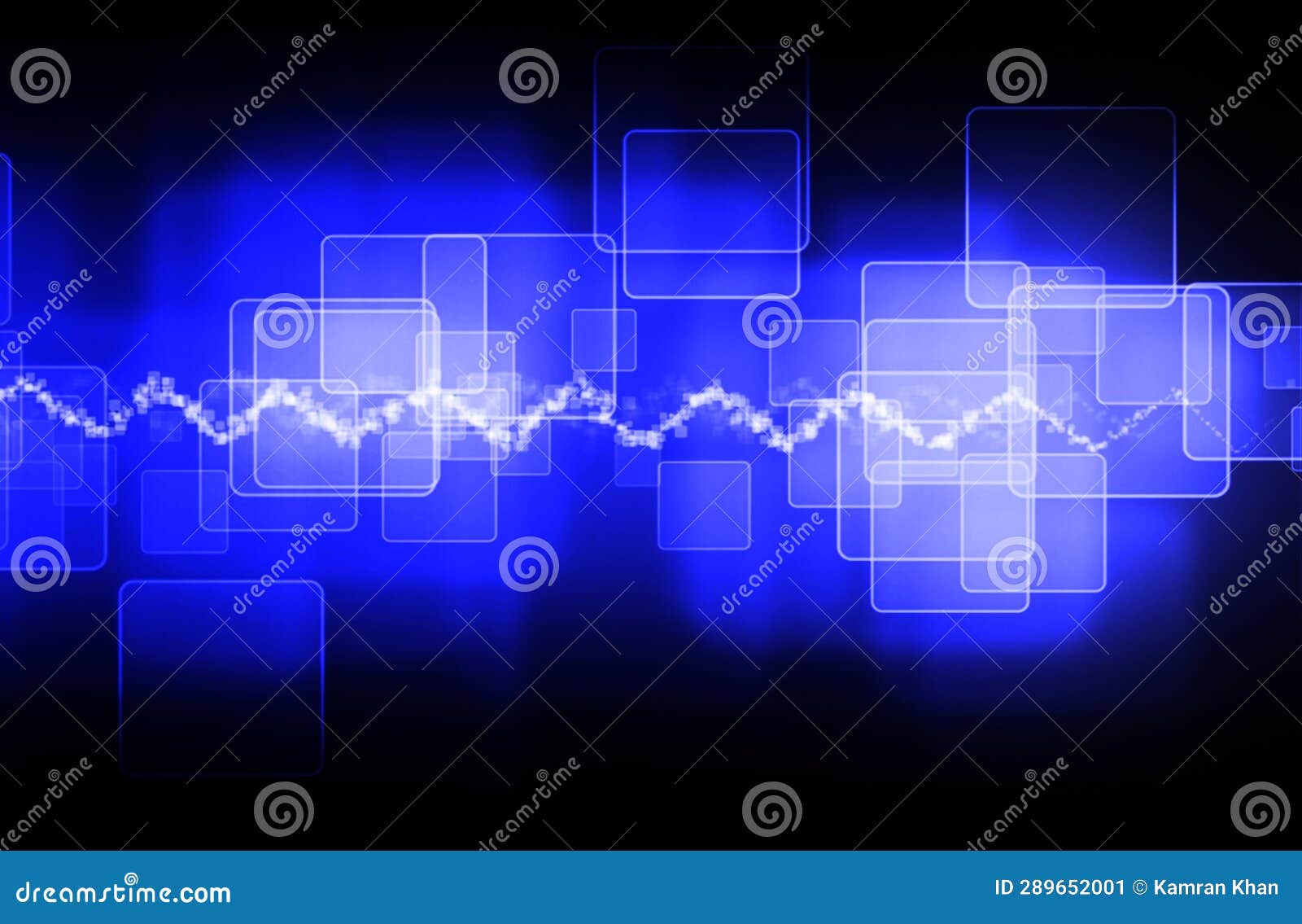 Blue Abstract Background for Projects Stock Illustration - Illustration ...