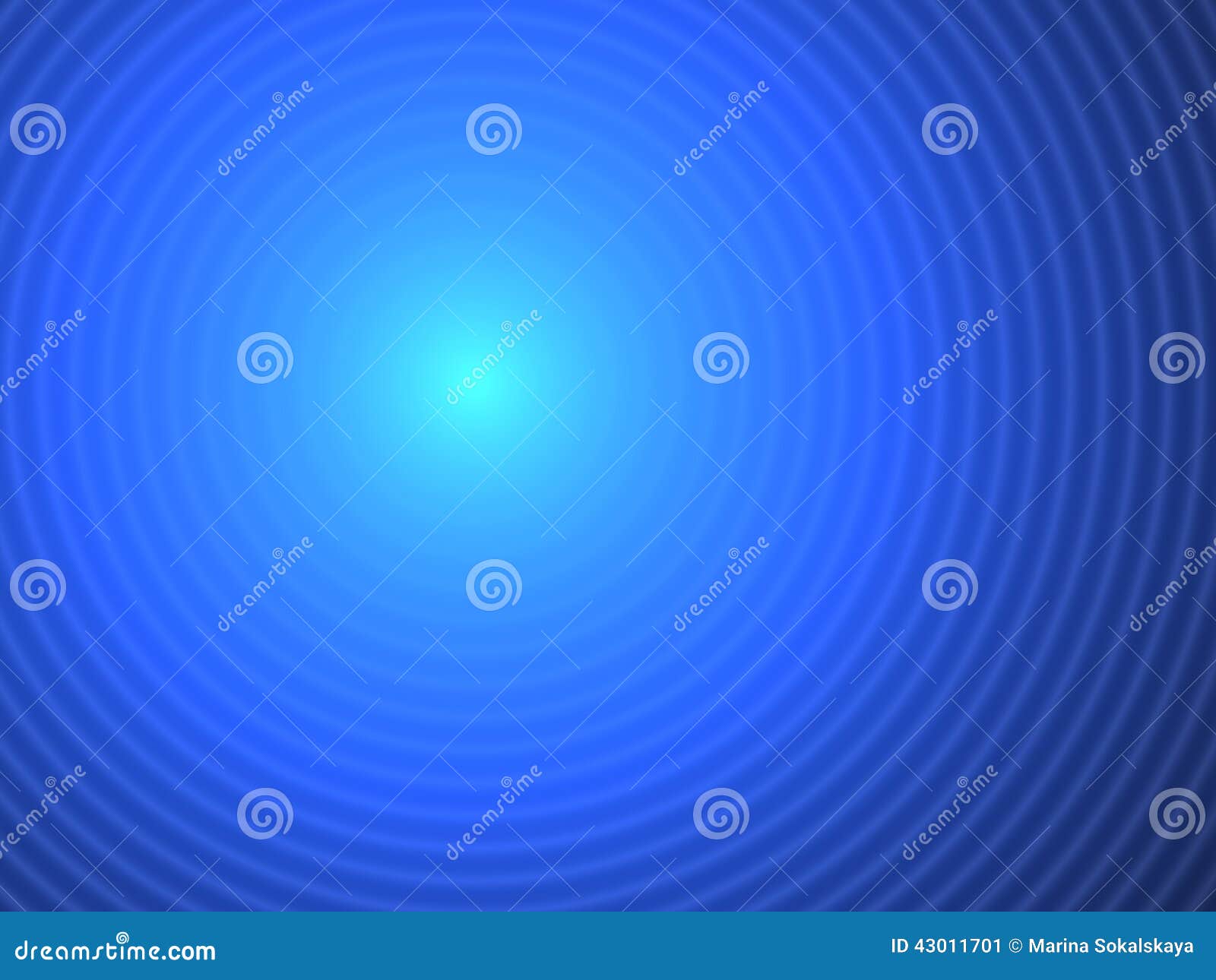 Blue Abstract Background Rings Stock Illustration - Illustration of ...