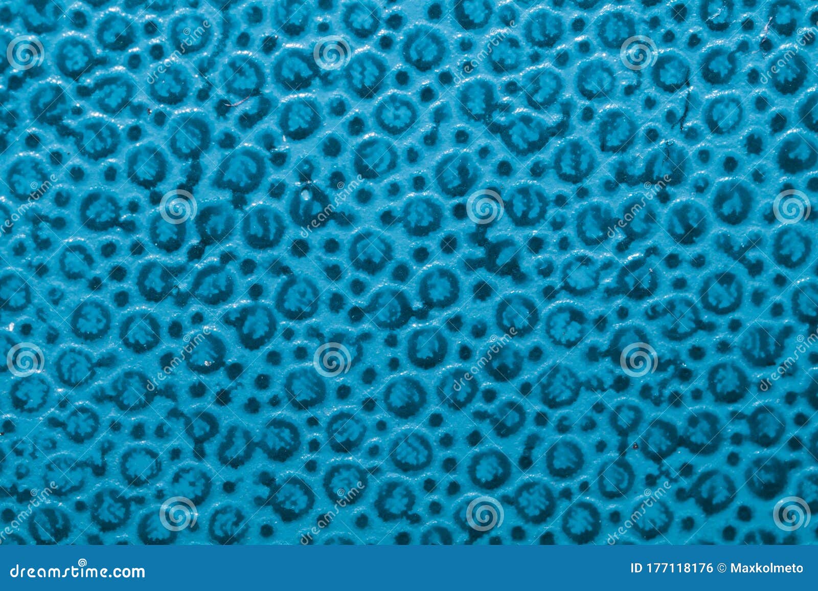 Blue Abstract Background. Rubber Texture Close Up. Plastic Surface ...