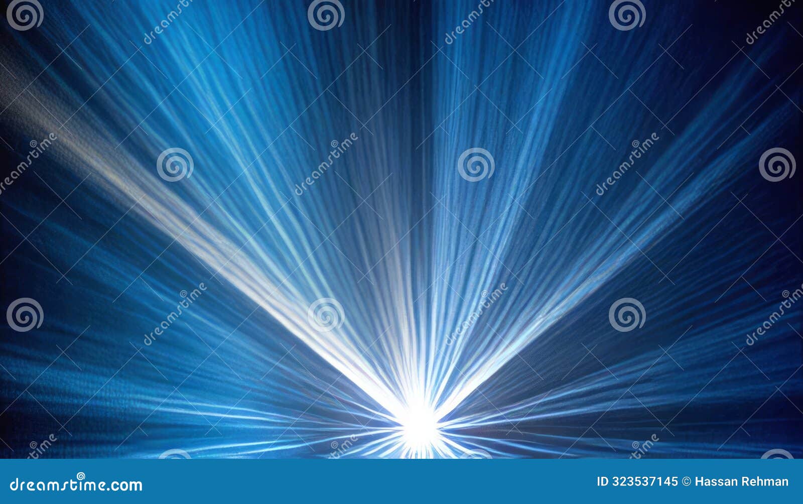 A Blue Abstract Background with a Shaft of Light Going through it Stock ...