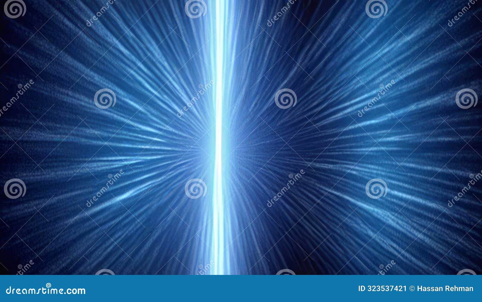 A Blue Abstract Background with a Shaft of Light Going through it Stock ...