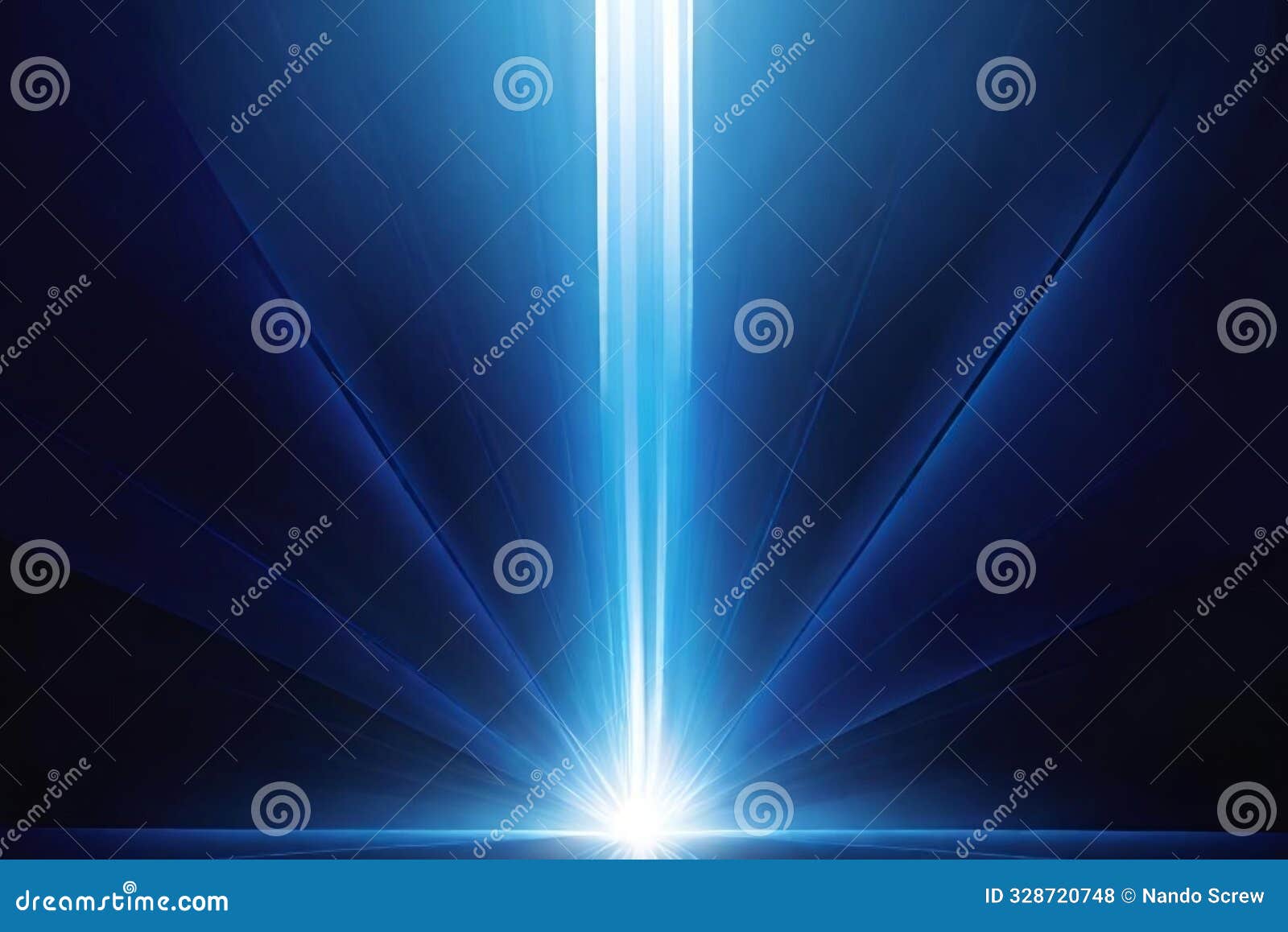 A Blue Abstract Background with a Shaft of Light Going through it Stock ...