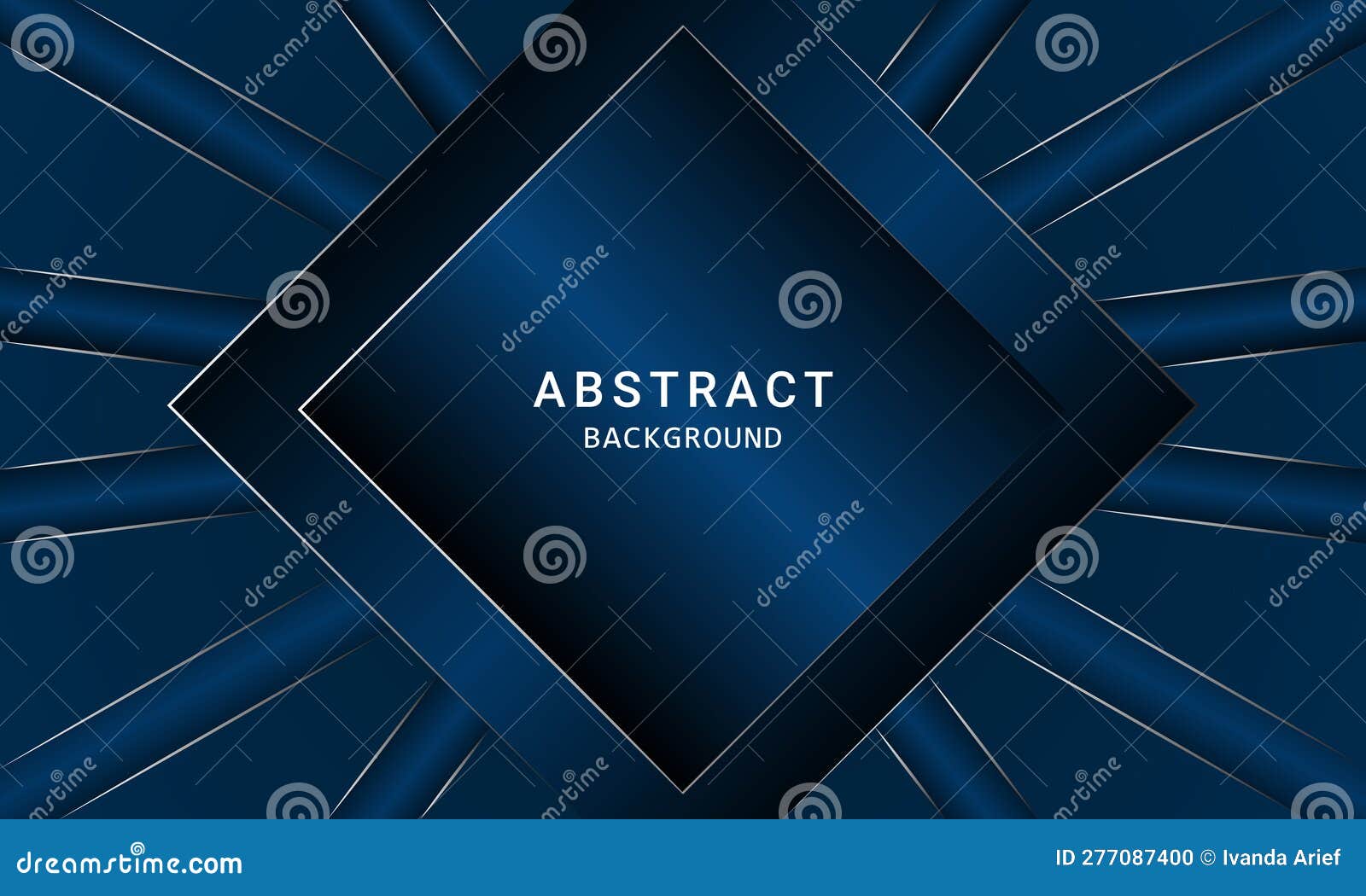 Blue Abstract Background for Social Media Design Vector Stock Vector ...