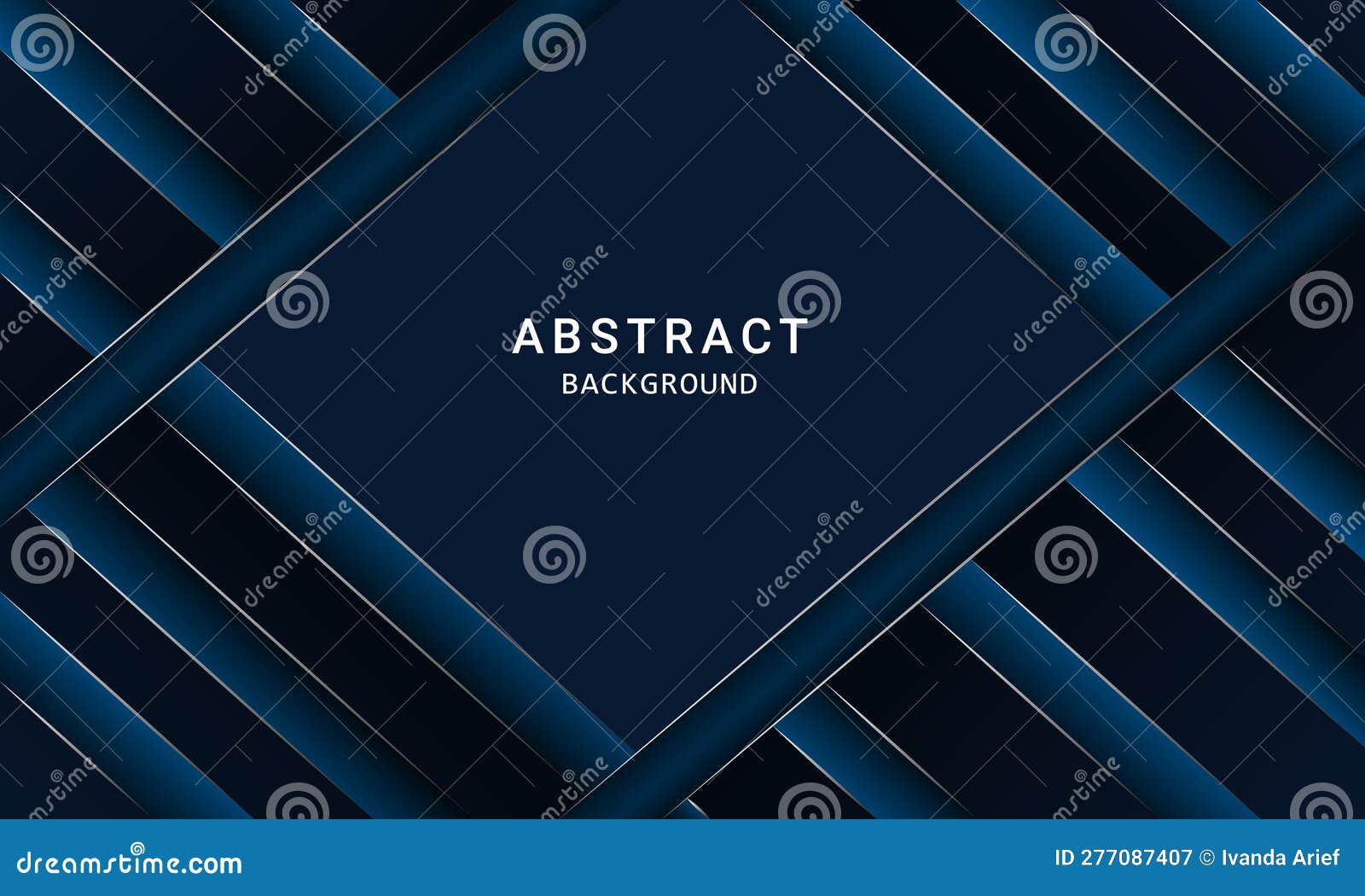 Blue Abstract Background for Social Media Design Vector Stock Vector ...