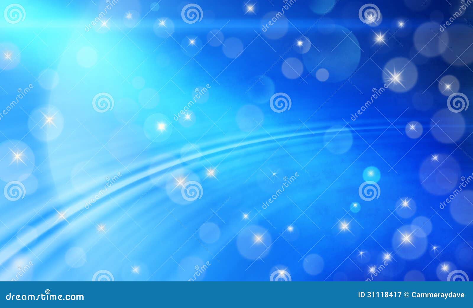 Blue Abstract Background Fun Celebration Stock Illustration ...