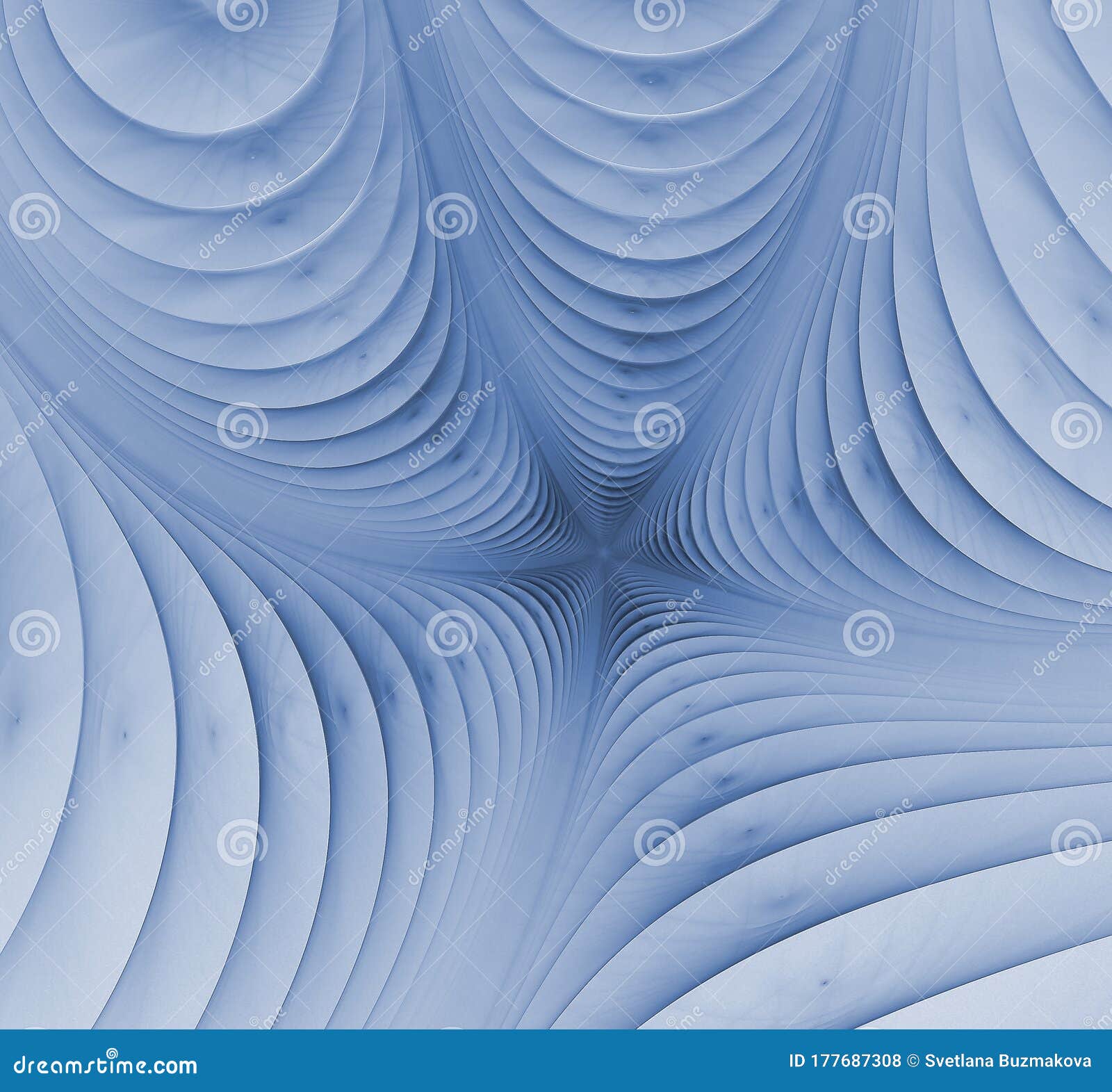Blue Abstract Background with a Stylized Star. the Rays of the Star are ...