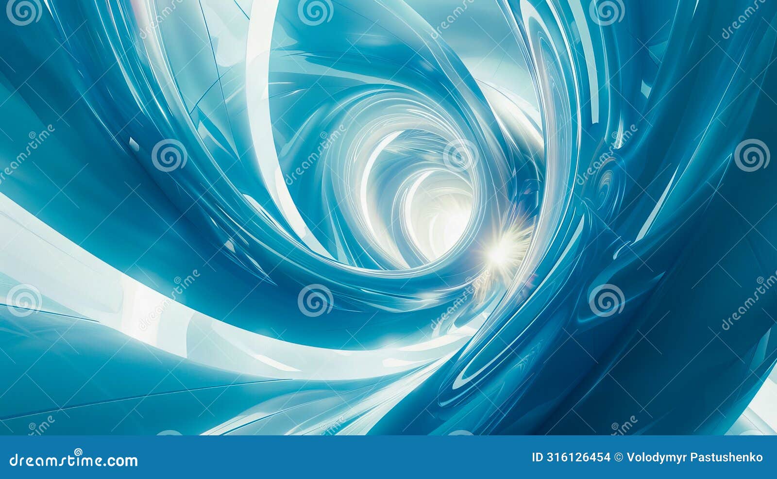 A Blue Abstract Background with a Swirling Pattern Stock Photo - Image ...