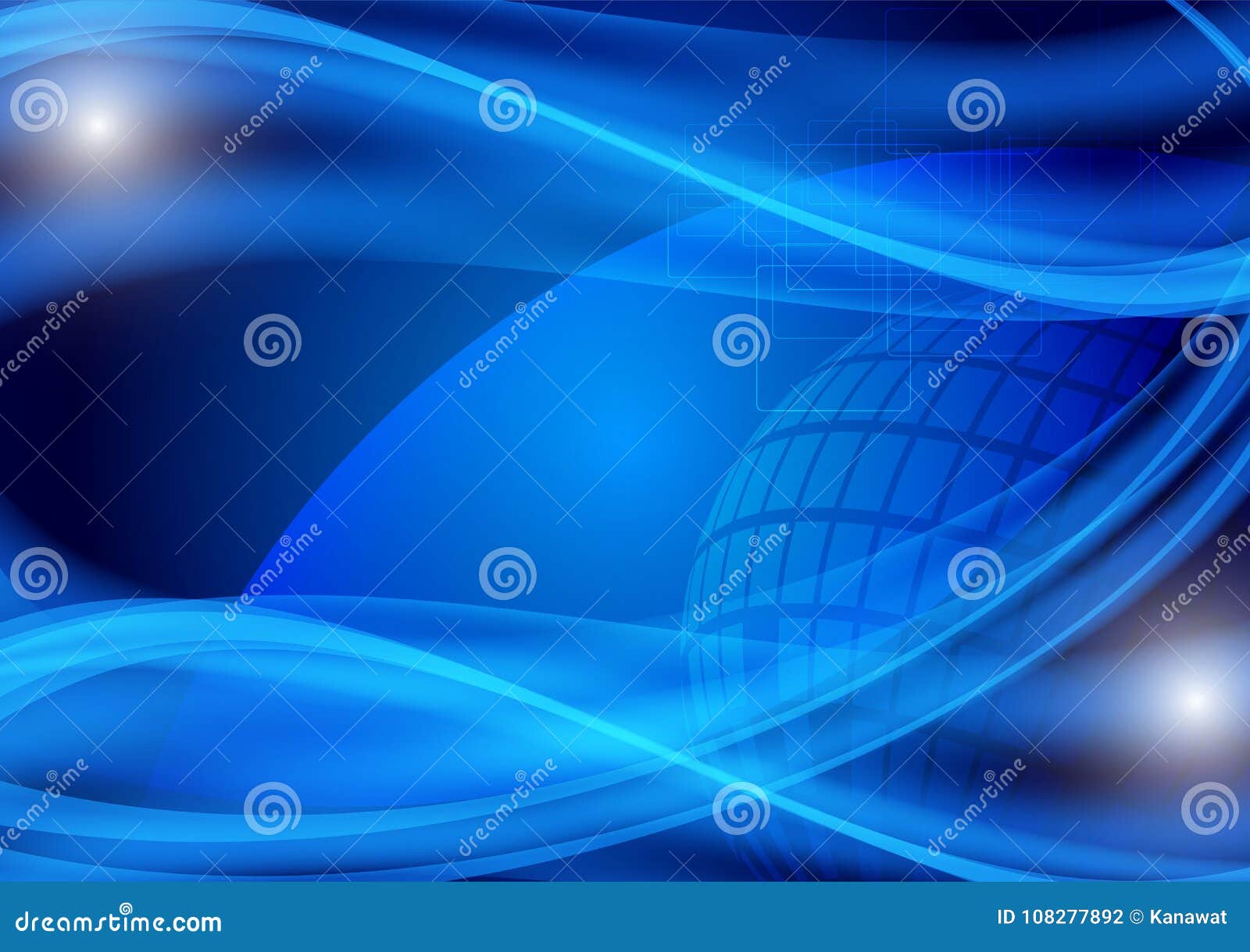Blue Abstract Background Technology Concept , Vector Illustration Stock ...