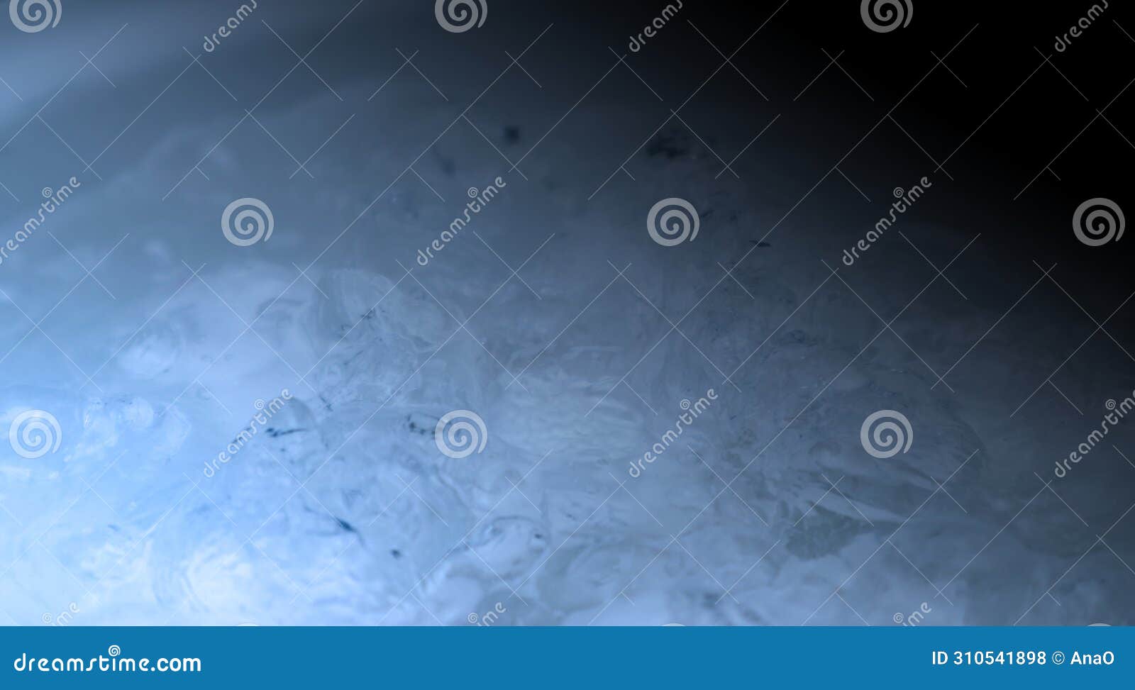 Blue Abstract Background. Transparent Boiling Water, Gradient. Design ...