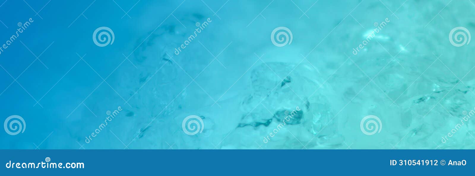 Blue Abstract Background. Transparent Boiling Water, Gradient. Design ...