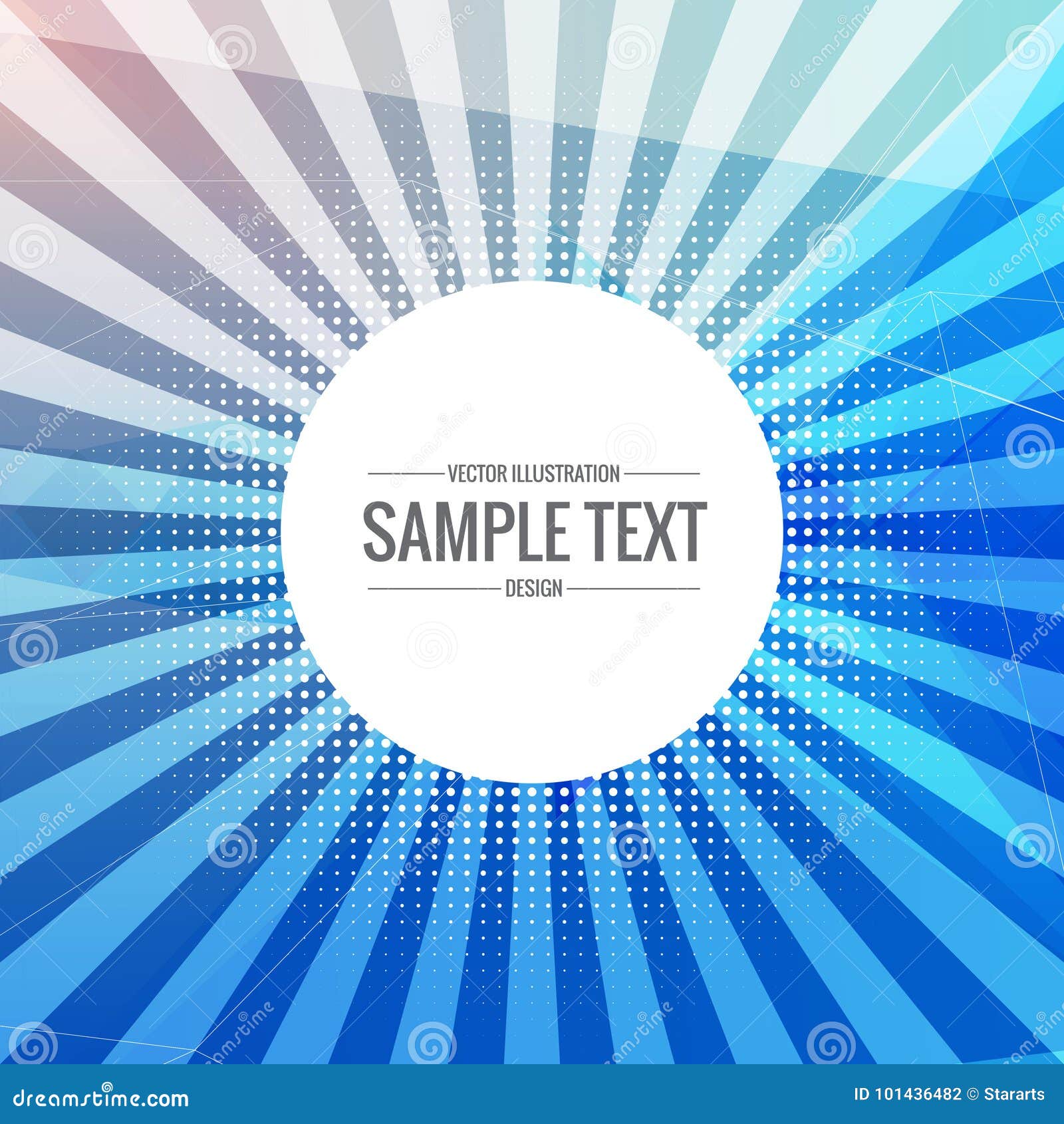 Blue Abstract Background with Transparent Rays Stock Vector ...