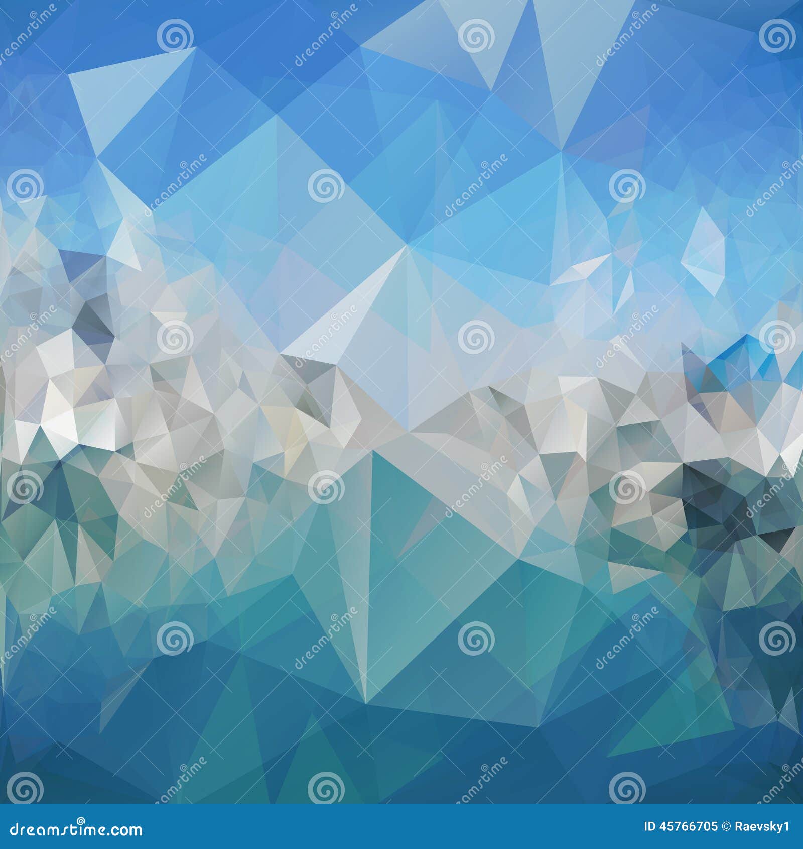 Blue Abstract Background, Triangle Design Vector Stock Vector ...