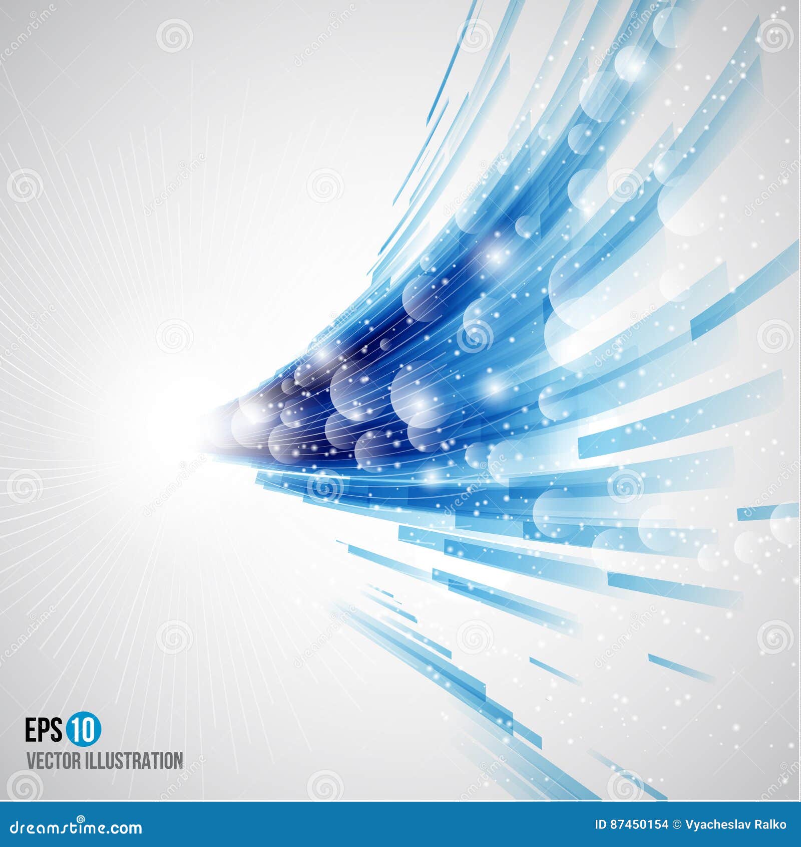 Blue Abstract Background. Vector Illustration Stock Vector ...