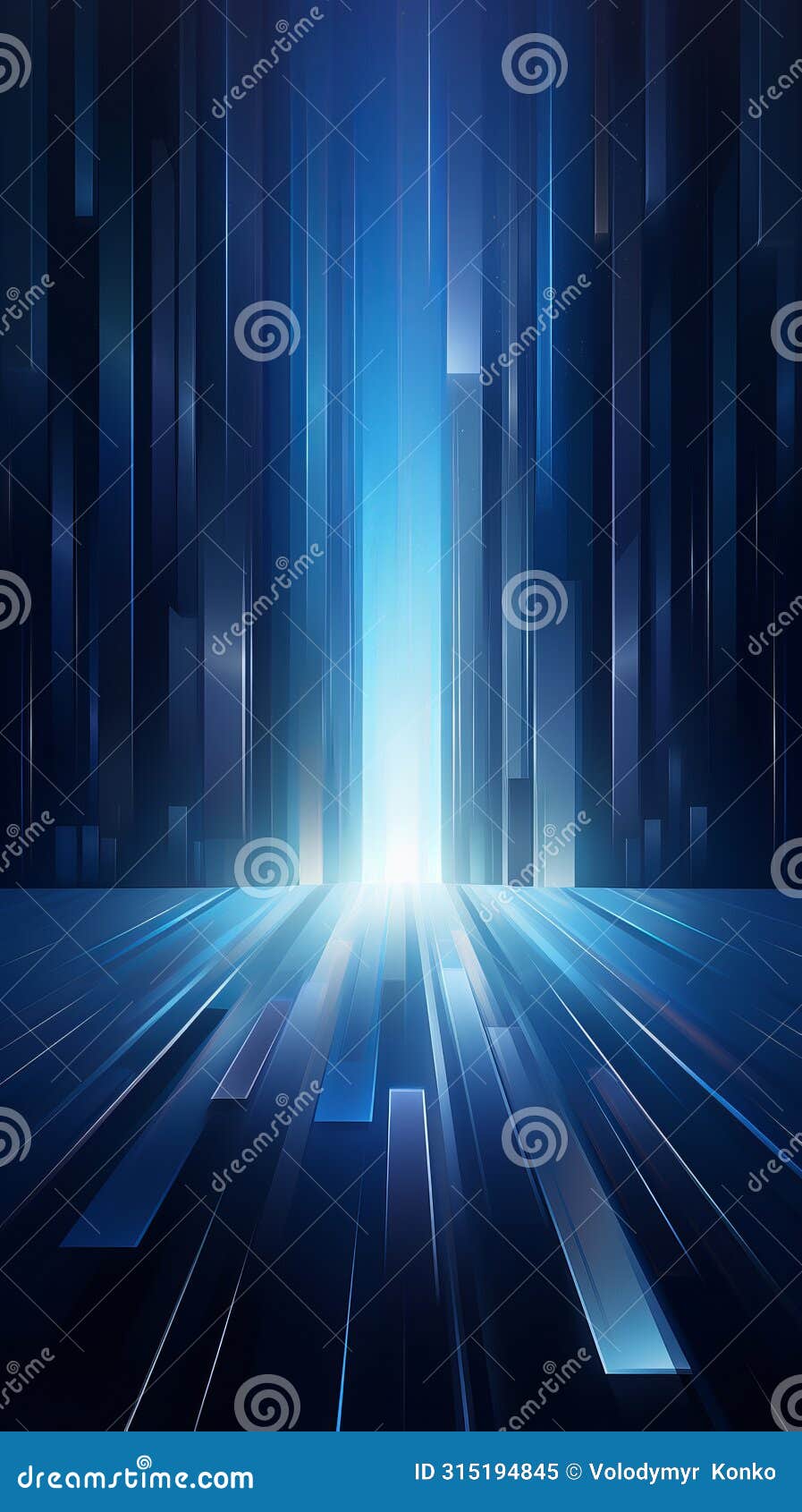 A Blue Abstract Background with Vertical Lines Stock Image - Image of ...