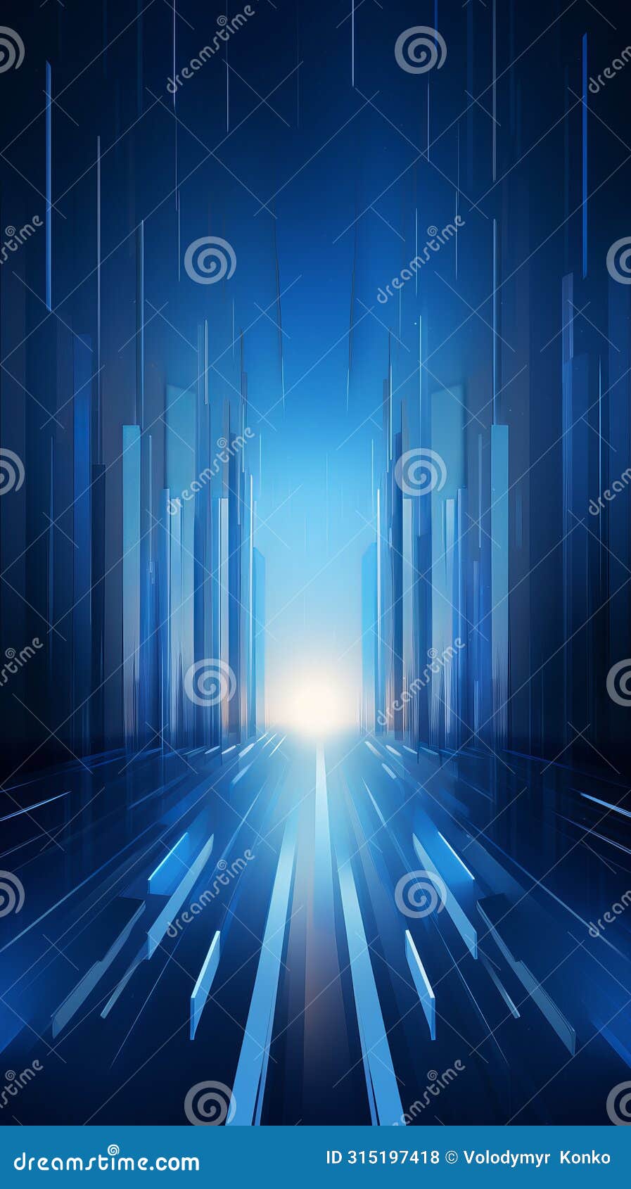 A Blue Abstract Background with Vertical Lines Stock Photo - Image of ...