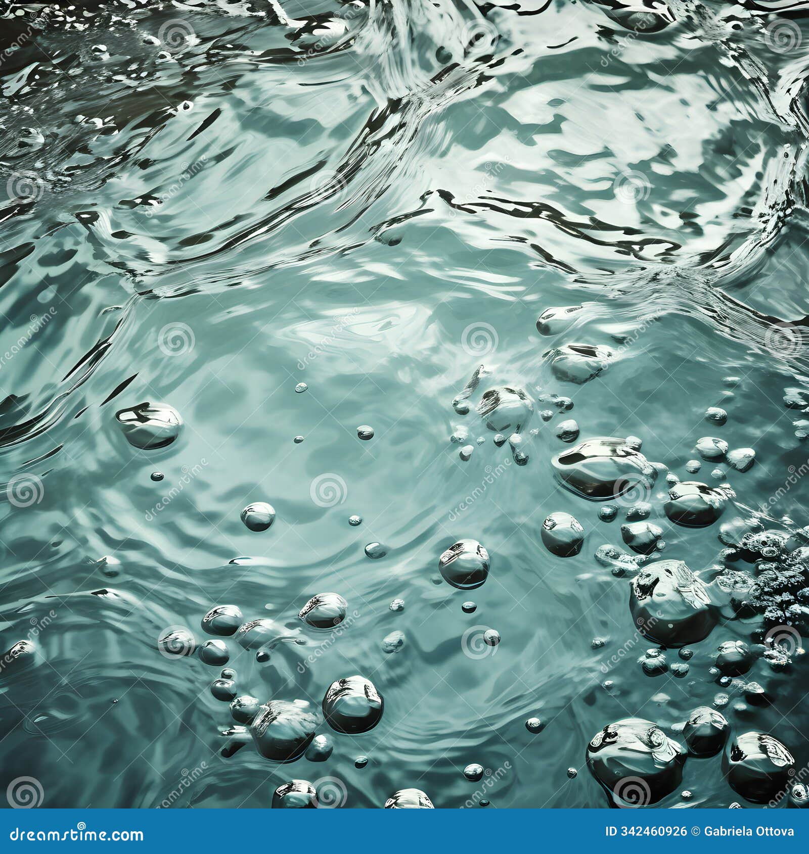 Abstract Background of Water Surface with Waves and Ripples, Nature, AI ...