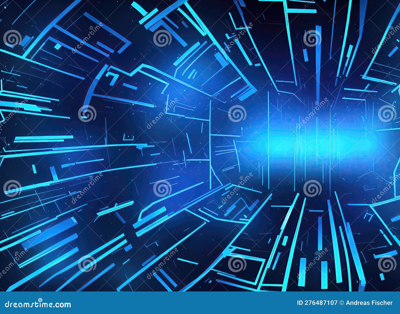 Blue Abstract Background with a White Repeating Pattern. Stock ...