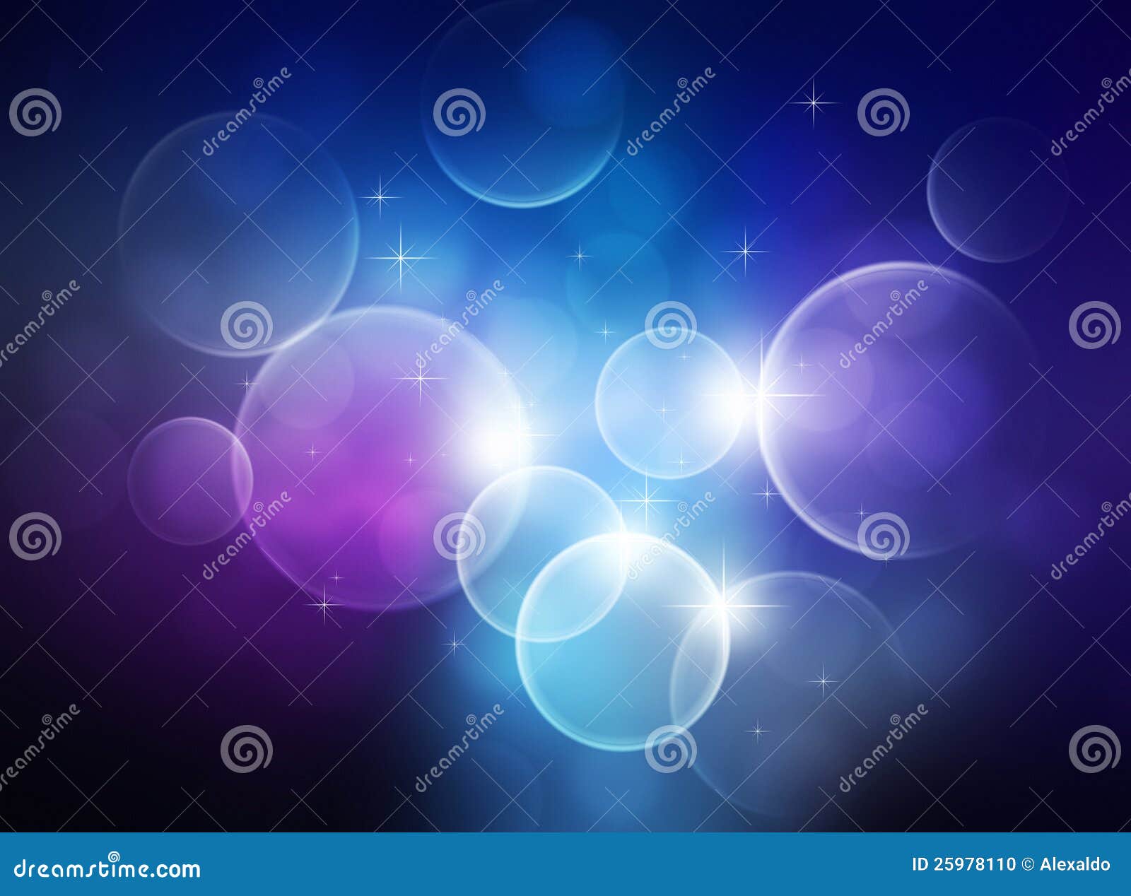 Blue Abstract Bokeh Background Stock Photo - Image of elegance, lights ...