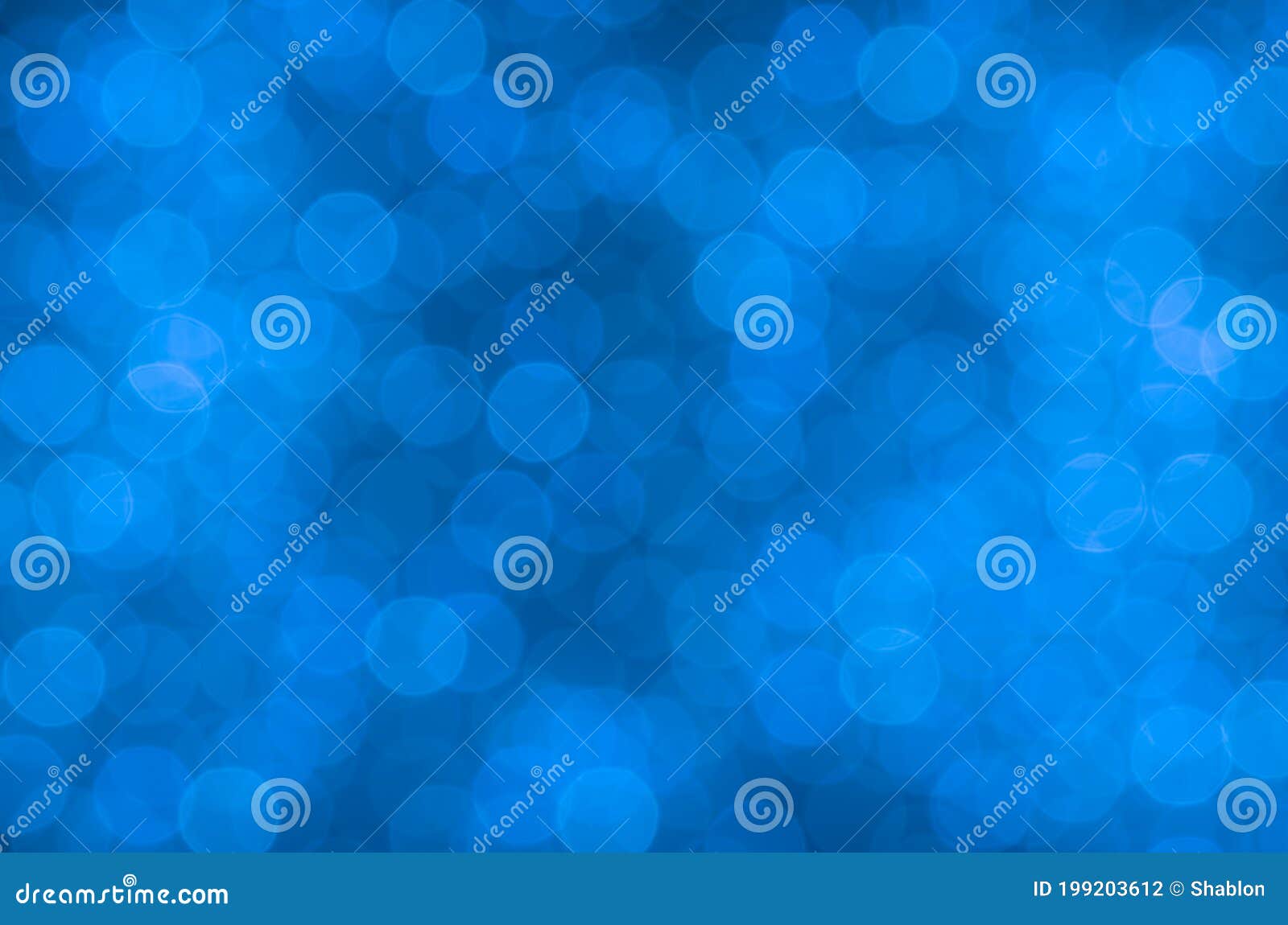 Blue Abstract Bokeh Background Stock Photo - Image of magic, glowing ...