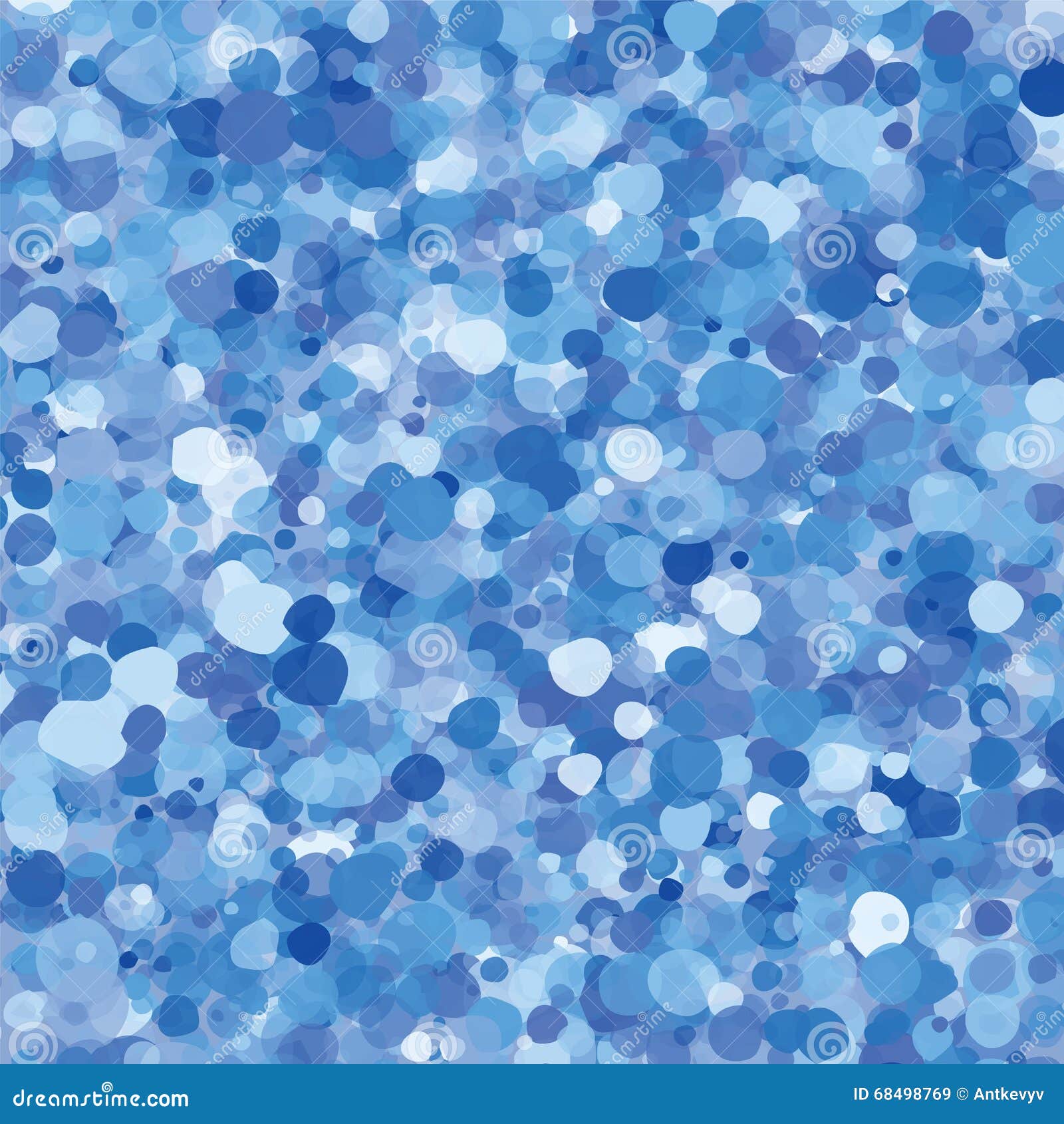 Blue abstract bubbles stock vector. Illustration of colorful - 68498769