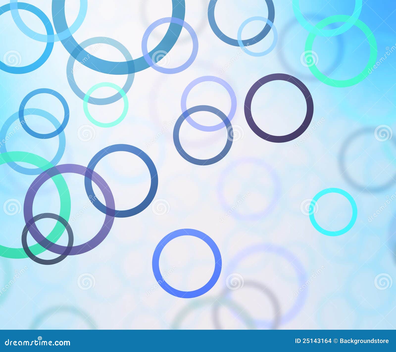 Blue Abstract Circle Background Stock Illustration - Illustration of ...