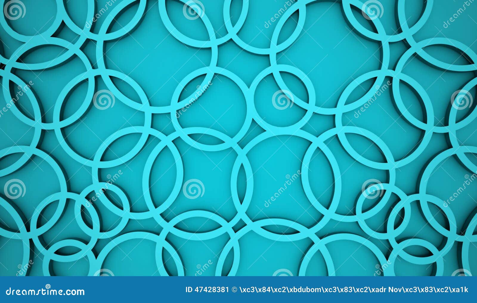 Blue Abstract Circle Background Stock Illustration - Illustration of ...