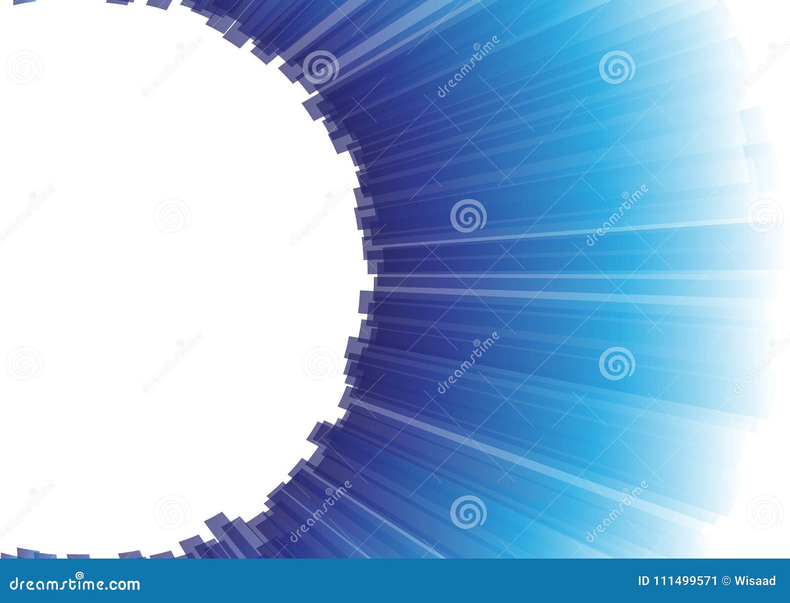 Blue Abstract Circle Explode Background Stock Vector - Illustration of ...