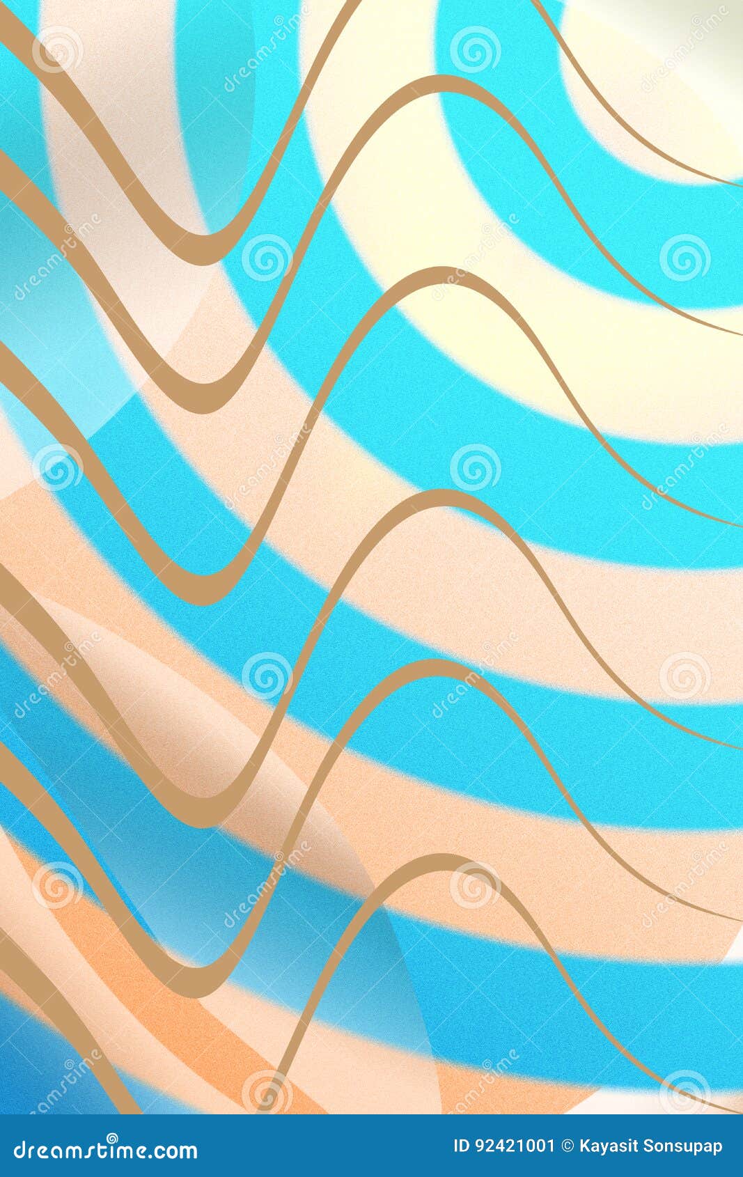 Blue Abstract Circles with Drop Shadow Background Stock Illustration ...