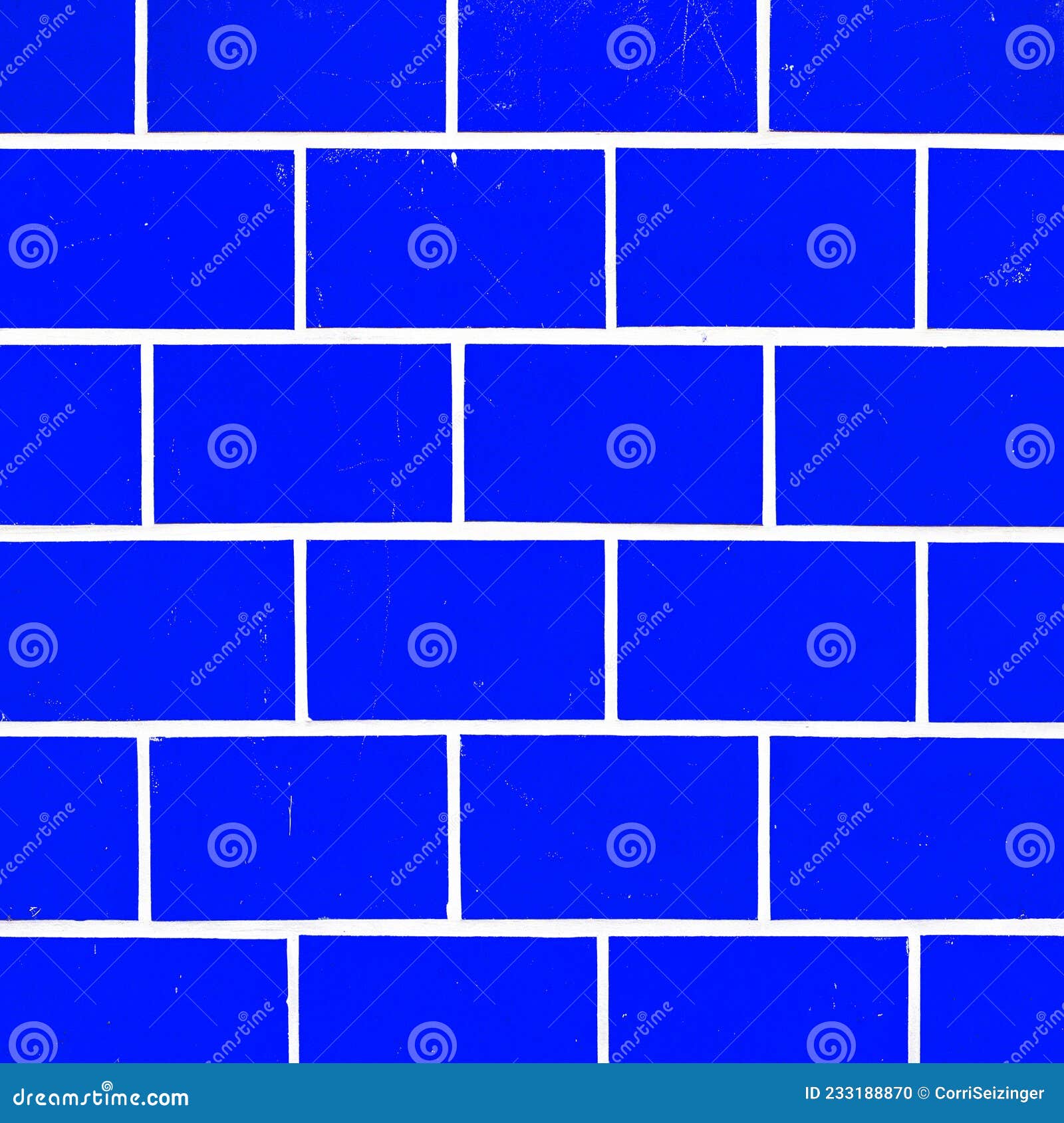 Blue Abstract Colored Colorful Brick Tiles Tilework Glazed Ceramic Wall ...