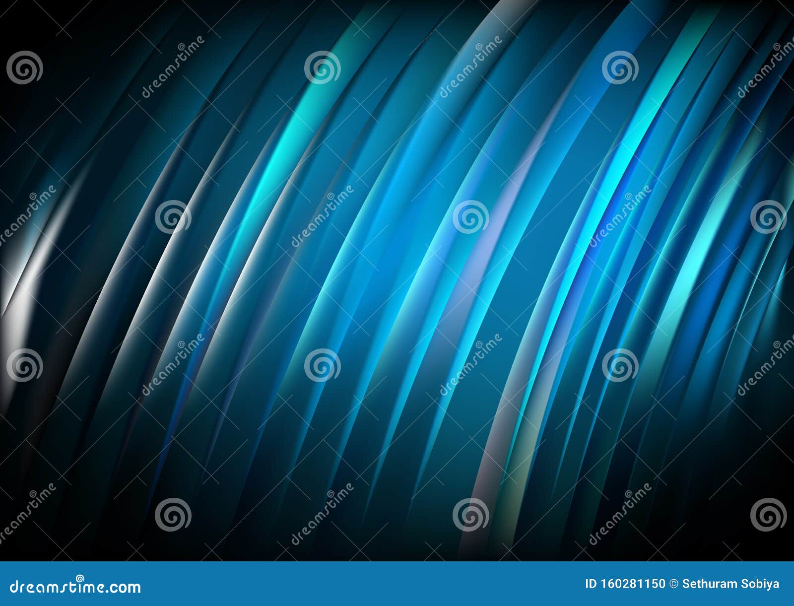 Blue Abstract Creative Background Design Stock Vector - Illustration of ...