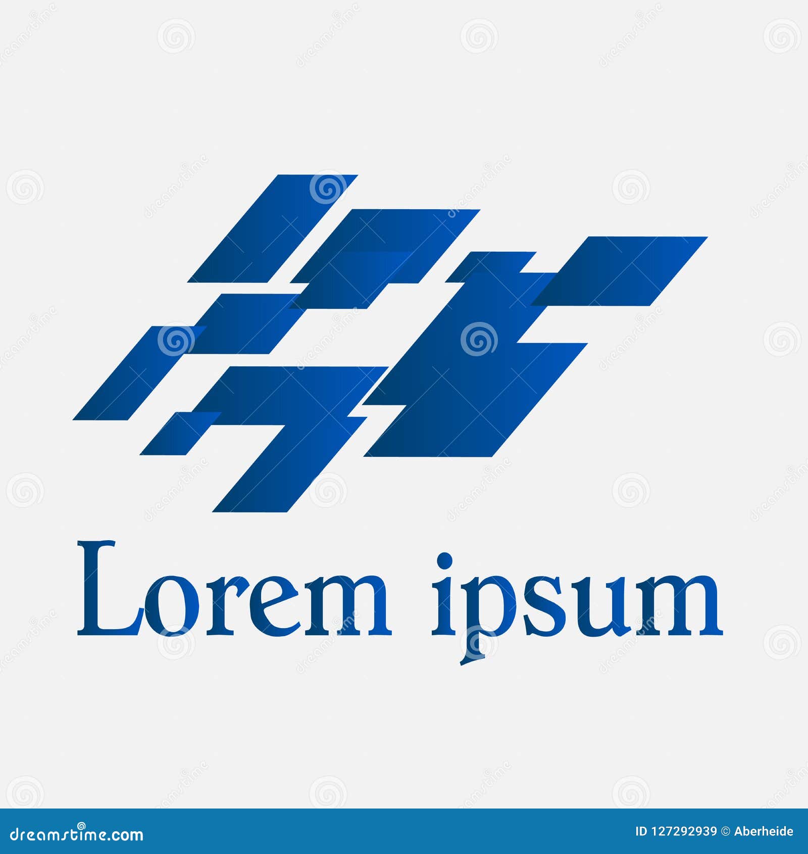 Blue Abstract Design Element Stock Vector - Illustration of color, idea ...