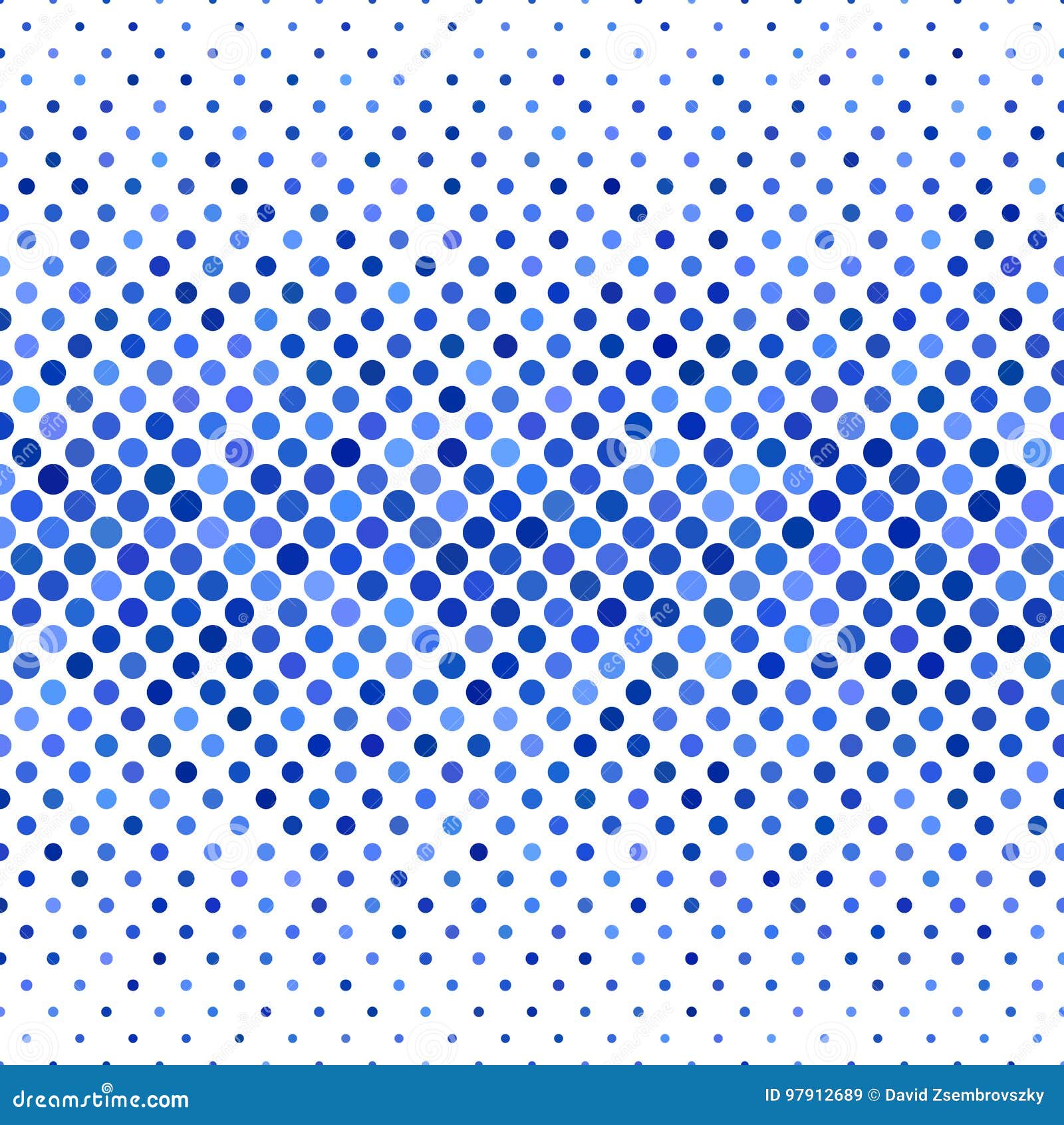 Blue Abstract Dot Pattern Background Design Stock Vector - Illustration ...