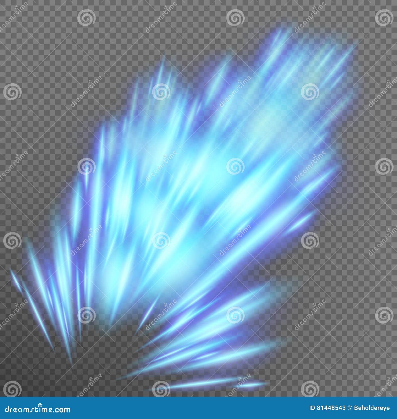 Blue Abstract Effect Object Burst. EPS 10 Stock Vector - Illustration ...