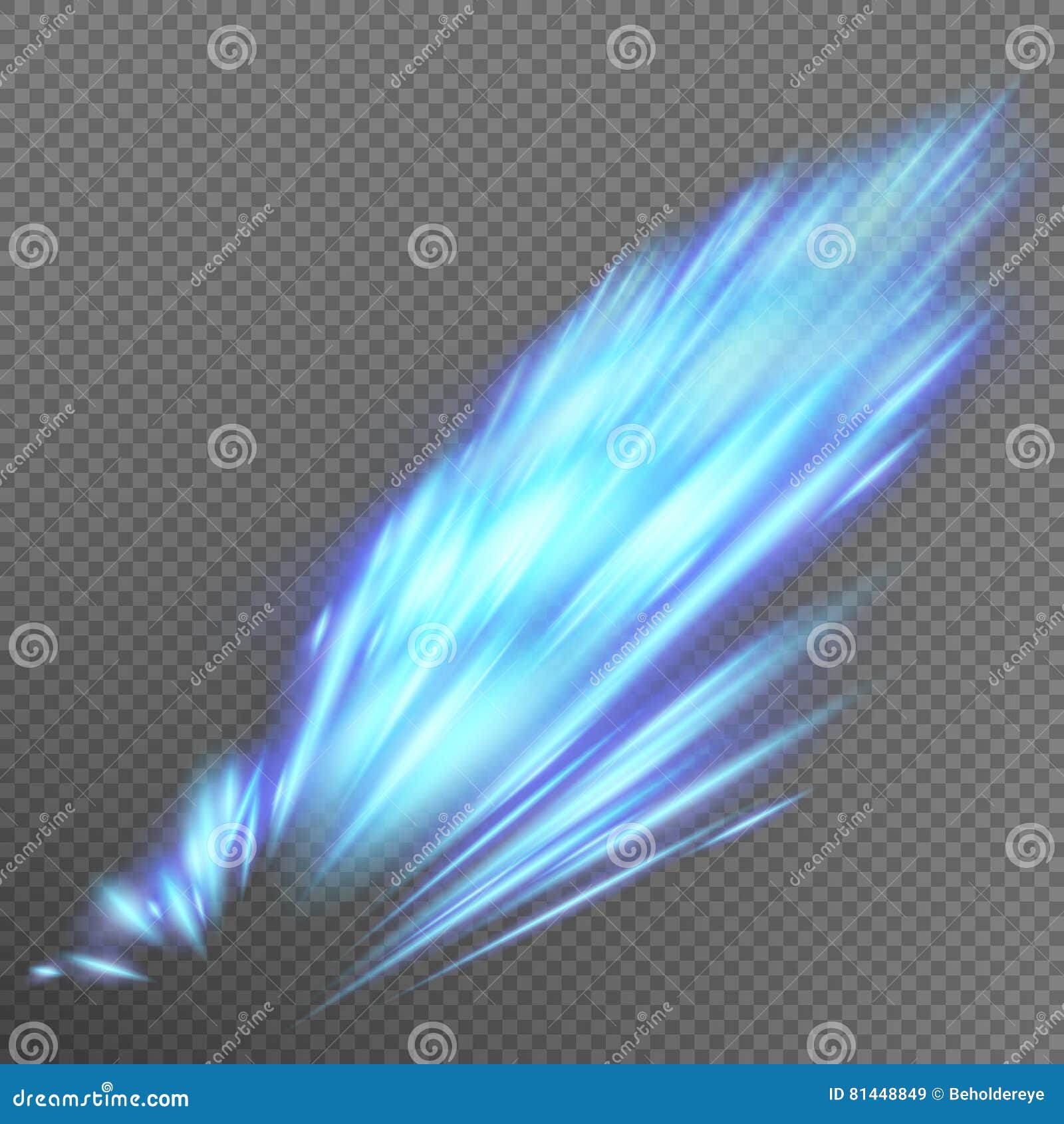 Blue Abstract Effect Object Burst. EPS 10 Stock Vector - Illustration ...