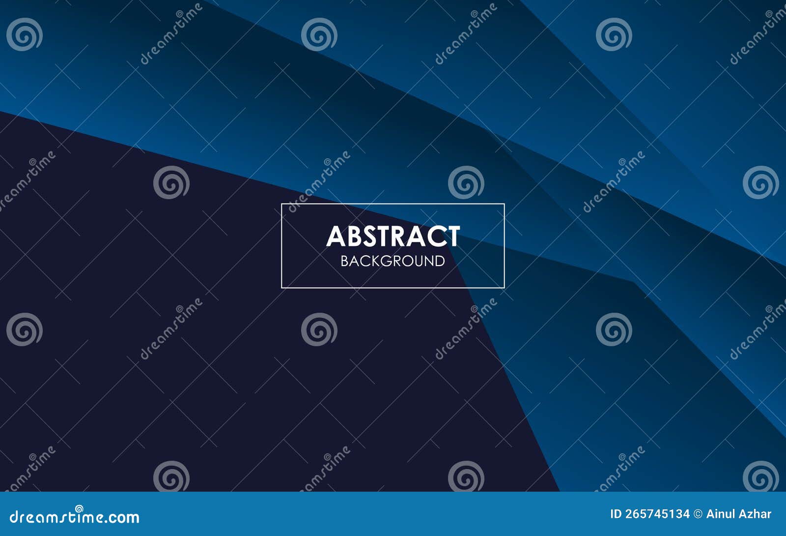 Blue Abstract Geometry Shine and Layer Element Triangle Design ...