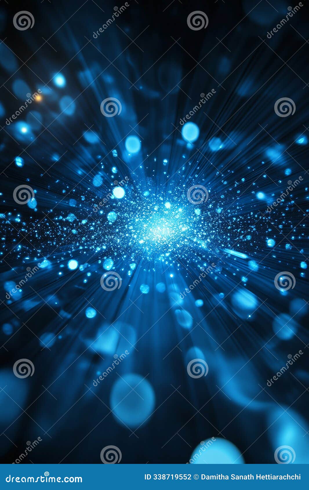 Blue Abstract Glowing Background Stock Photo - Image of fluid, focus ...