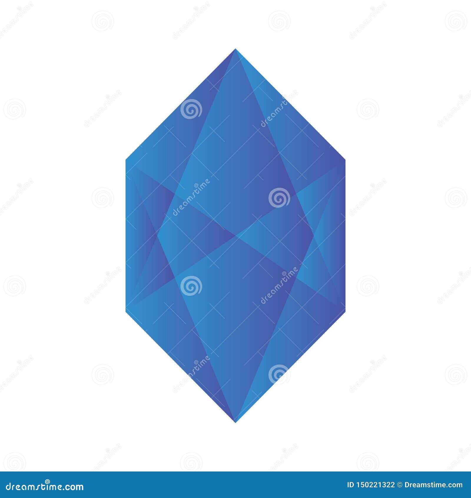 Blue Abstract Diamond Gradient Logo Vector Stock Vector - Illustration ...
