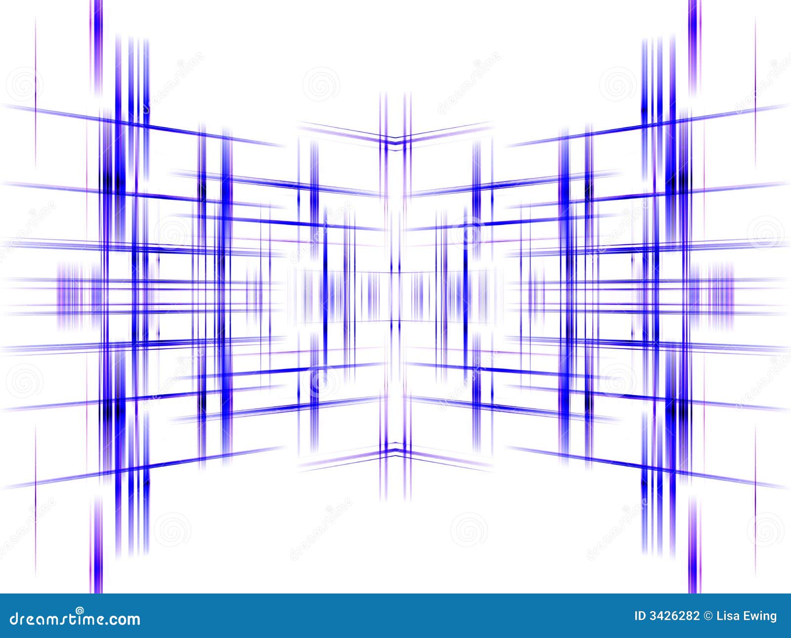 Blue Abstract Grid Background Stock Illustration - Illustration of ...