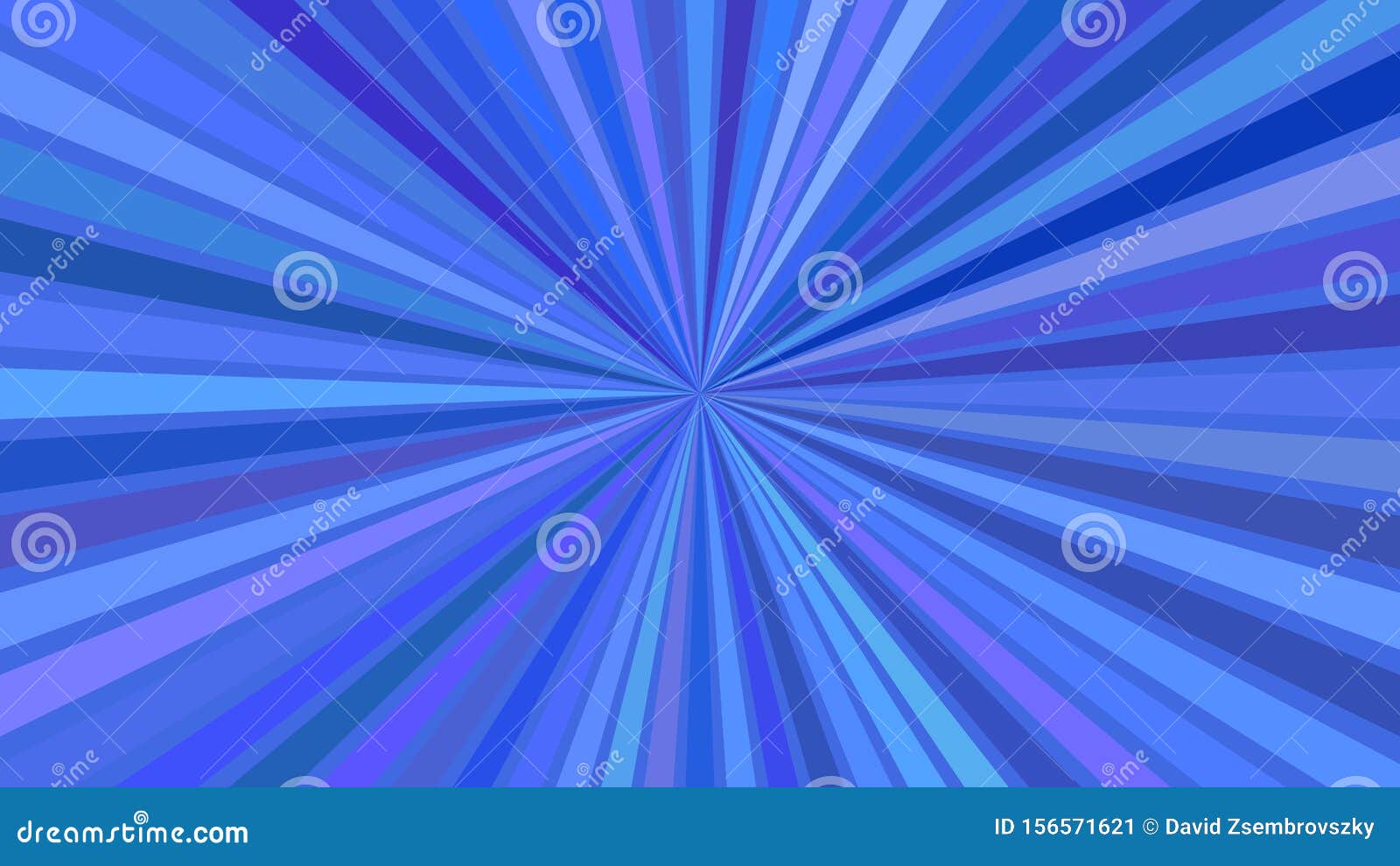 Blue Abstract Hypnotic Explosive Concept Background Stock Vector ...