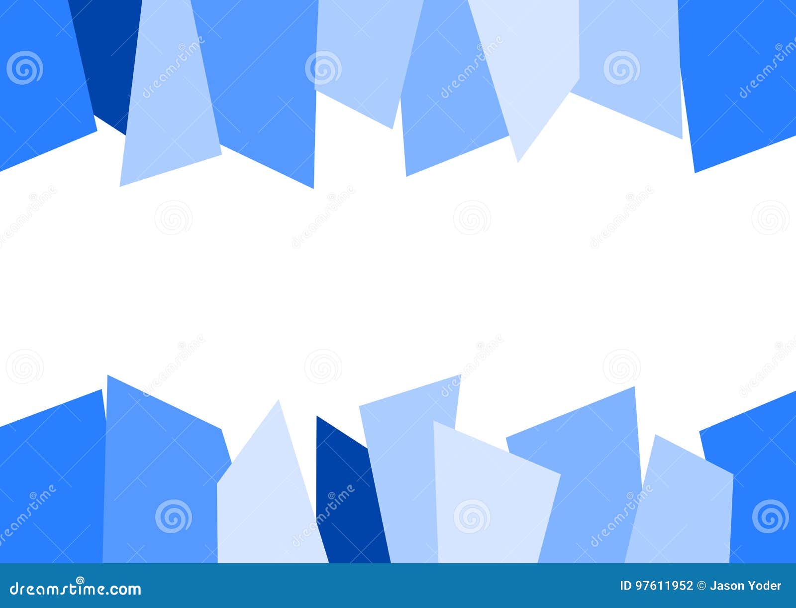 Blue Abstract Jagged Background Stock Vector - Illustration of ...