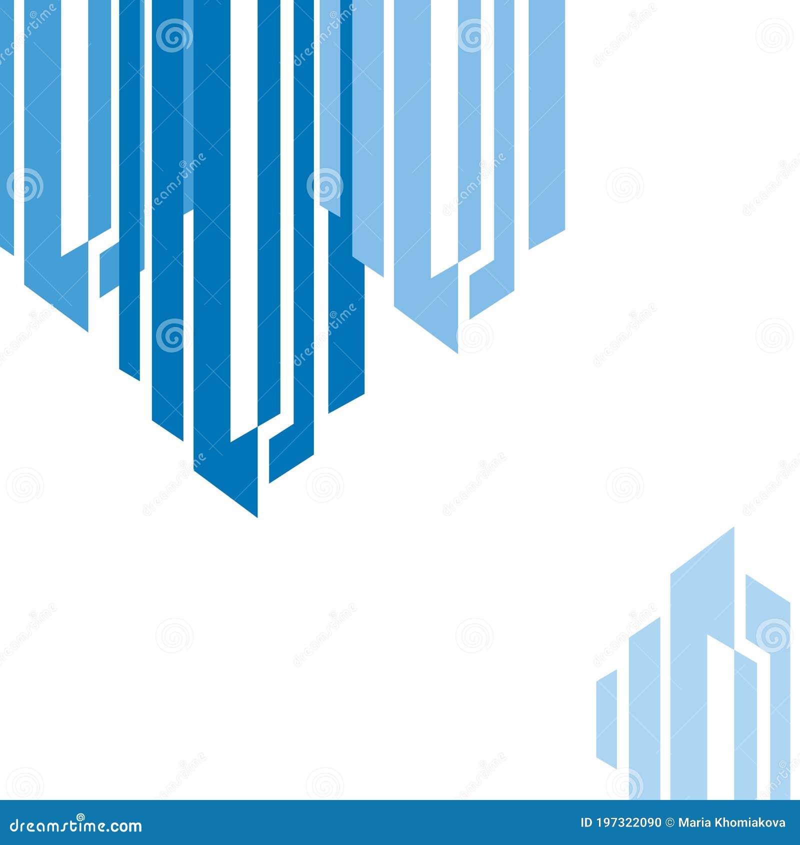 Blue Abstract Linear Geometric Background Stock Illustration ...