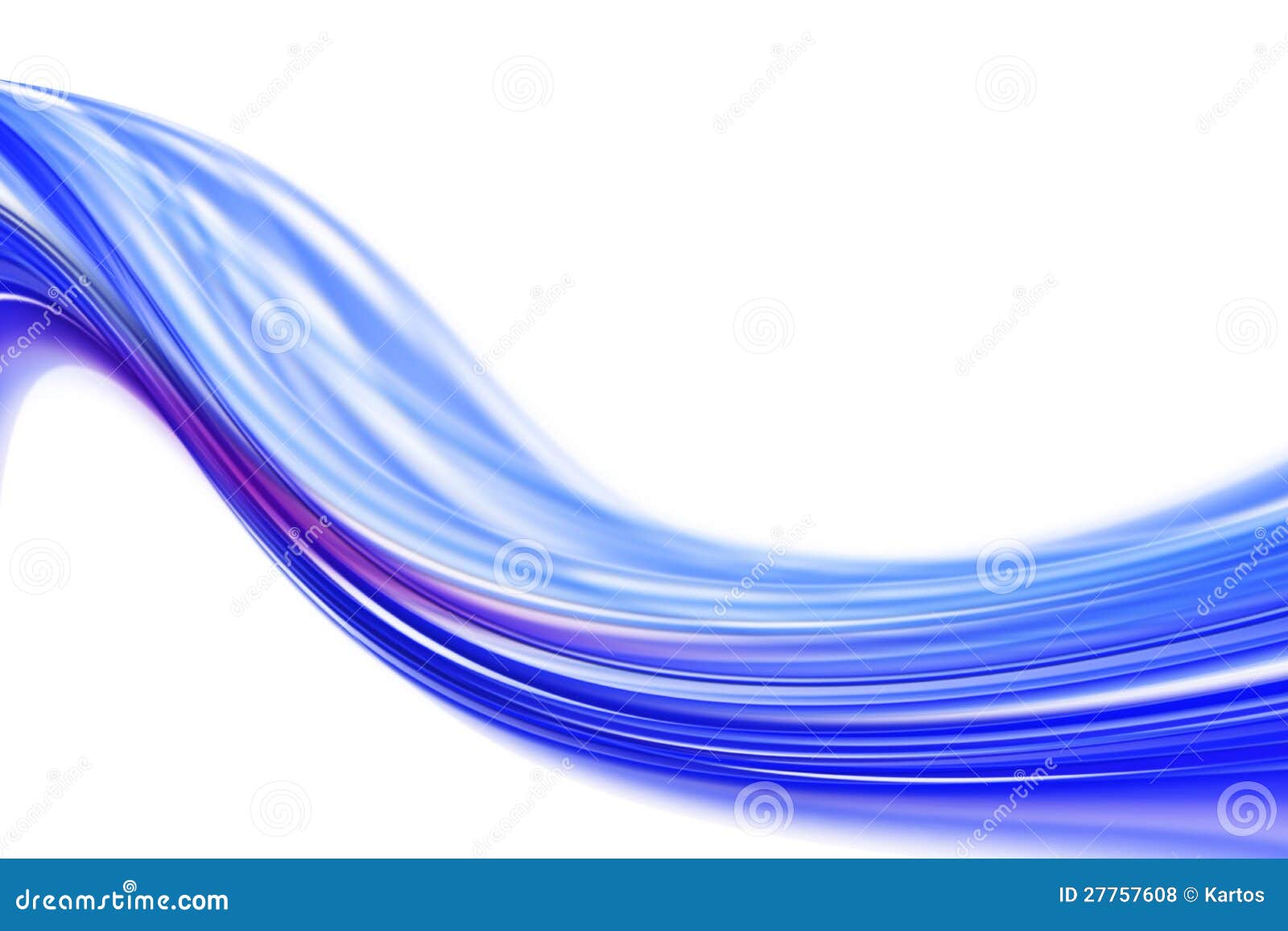 Blue abstract lines stock illustration. Illustration of flowing - 27757608