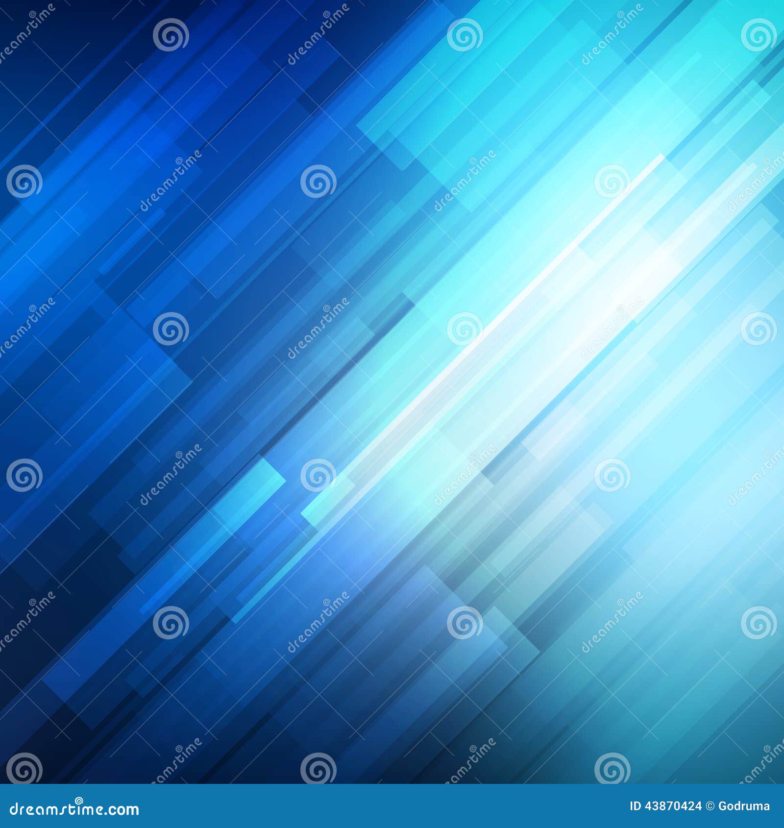 Blue Abstract Lines Business Vector Background. Stock Vector ...