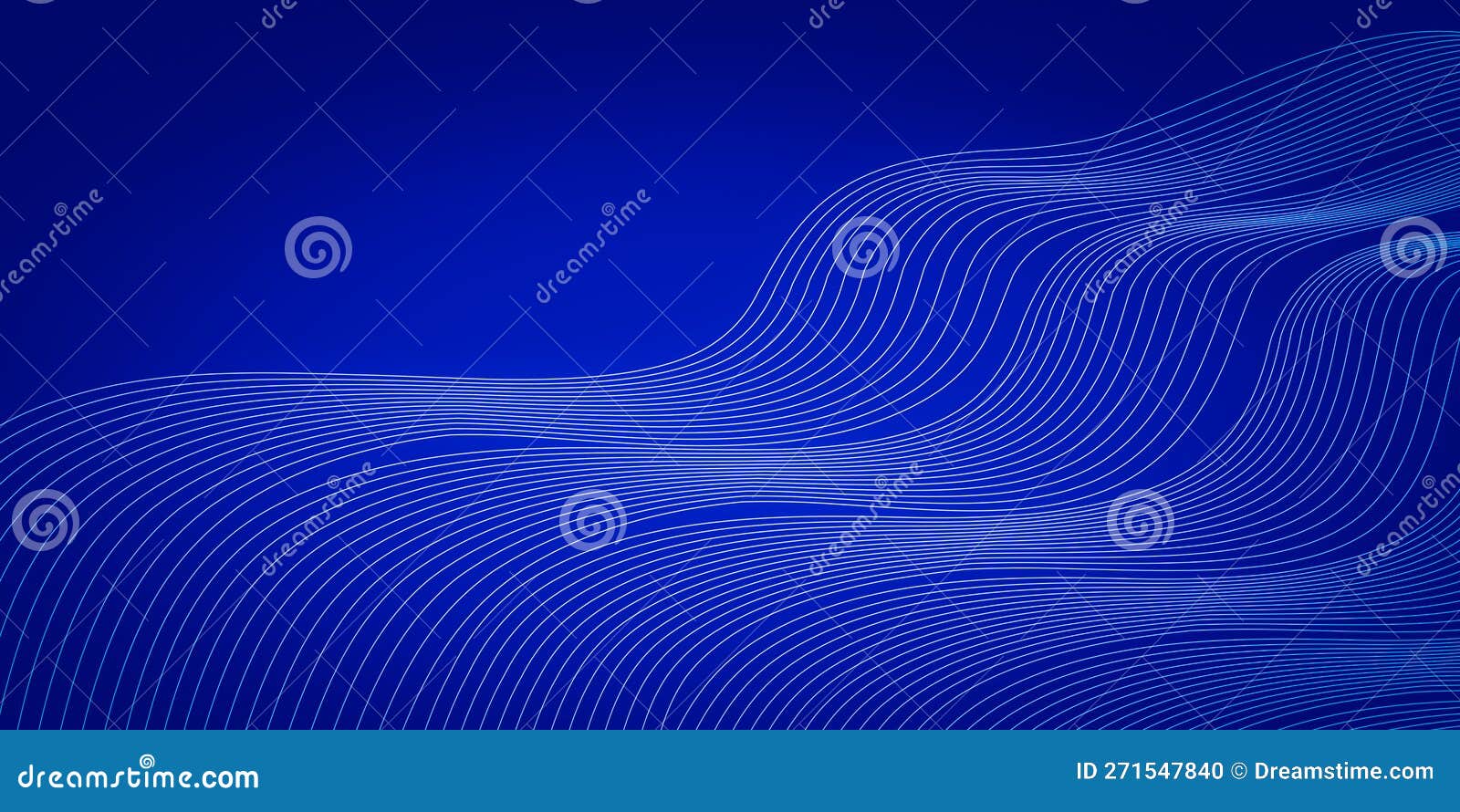 Blue Abstract Lines Wave Pattern Background Texture Stock Illustration ...