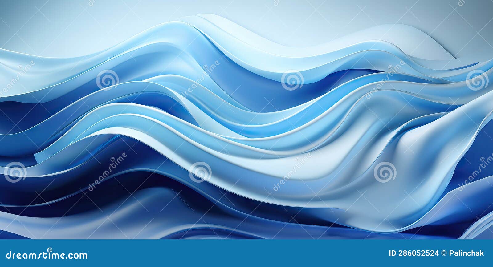 Blue Abstract Liquid Wave Background Stock Illustration - Illustration ...