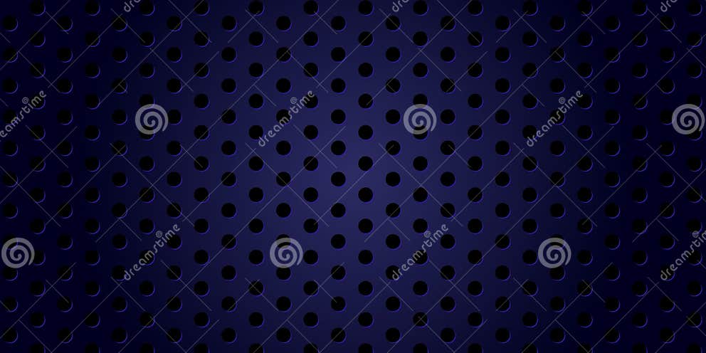 Vector Blue Metal Perforated Texture. Abstract Blue Pattern. Stock ...